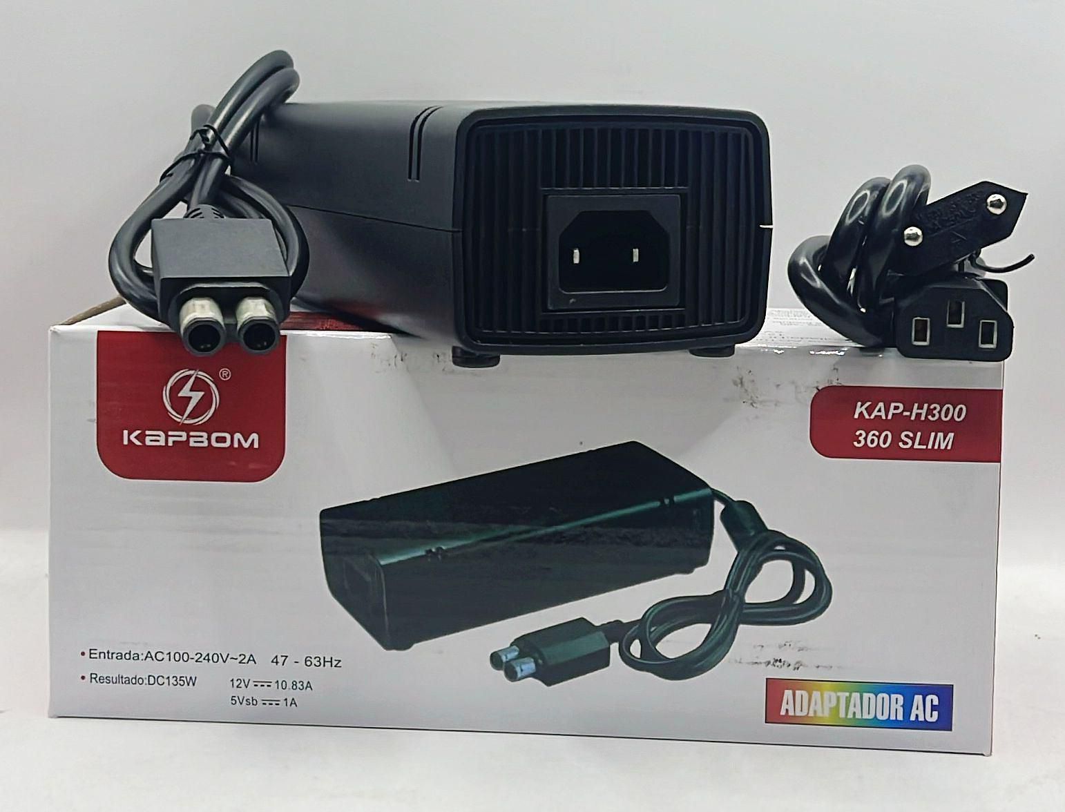 FONTE PARA XBOX 360 SLIM 2 PINOS （1G-3） | Nova Canaã