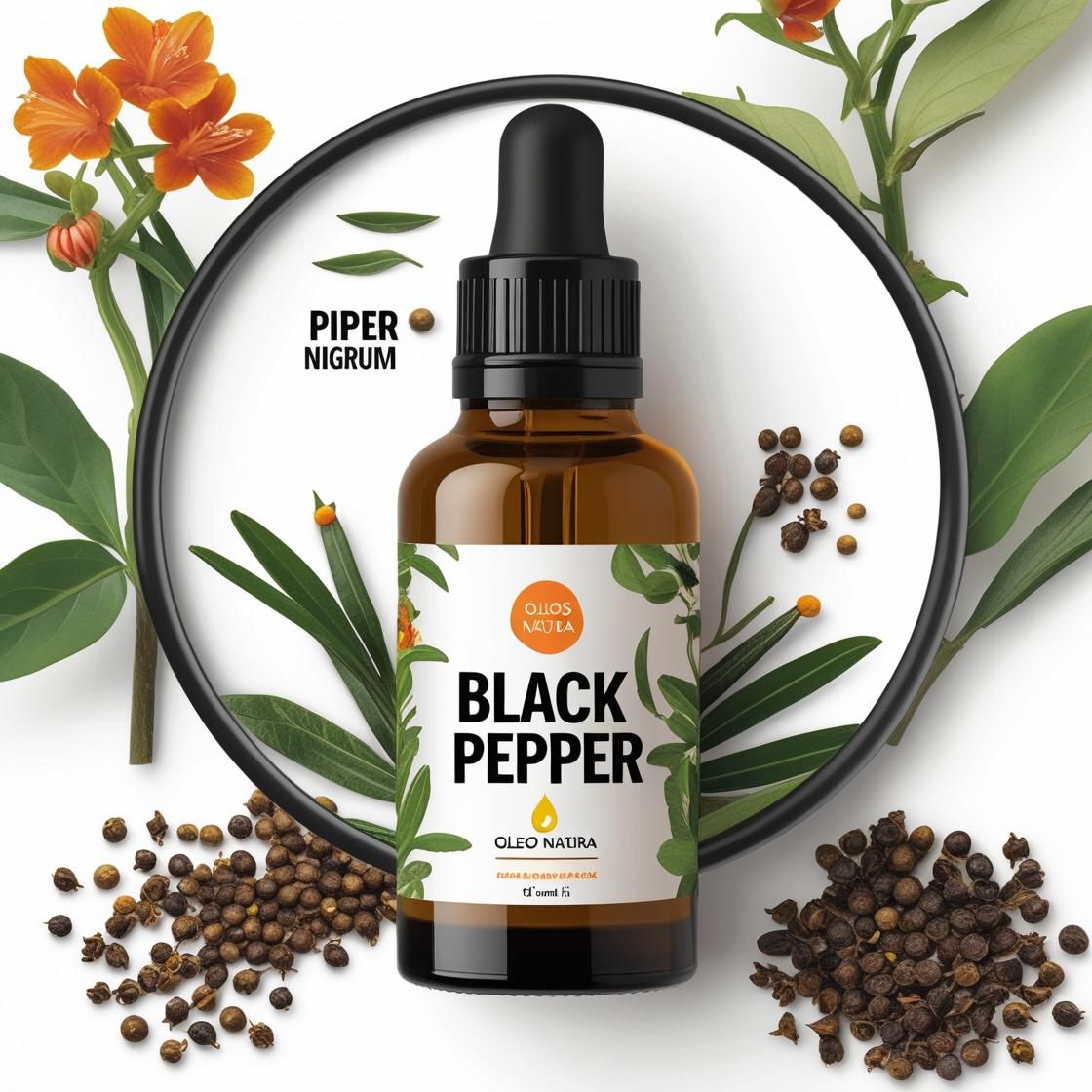 Óleo Essencial PIMENTA PRETA - BLACK PEPPER | ÓLEOS NATURA