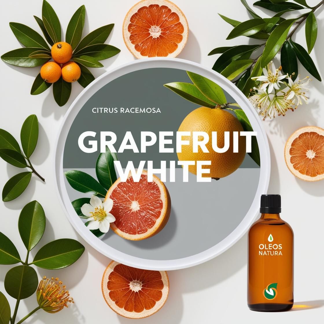 Óleo Essencial TORANJA BRANCA - GRAPEFRUIT WHITE | ÓLEOS NATURA OFICIAL