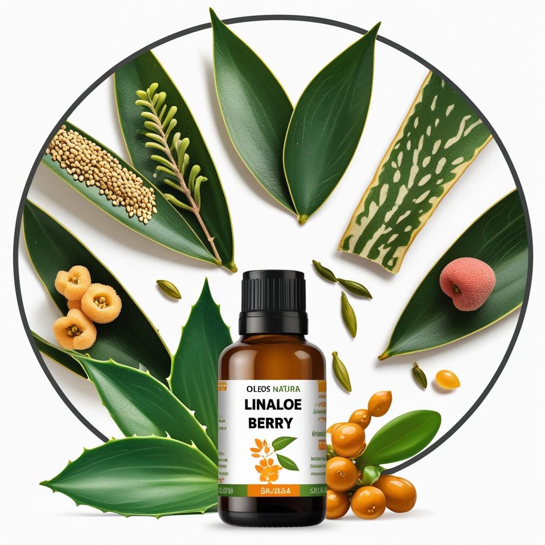 Óleo Essencial LINALOE BAGAS - LINALOE BERRY | ÓLEOS NATURA