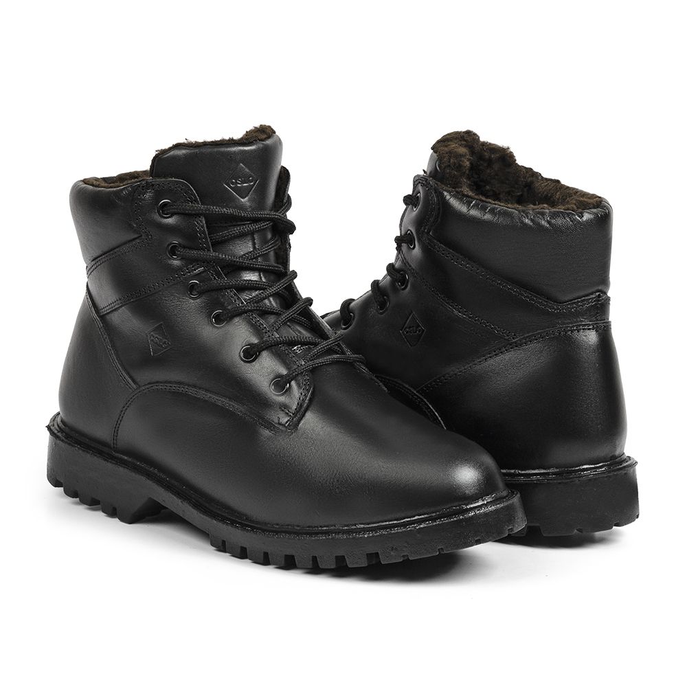 Bota Masculina Helsinque Preta com Forro de Lã | Oslo Inverno | OSLO ...