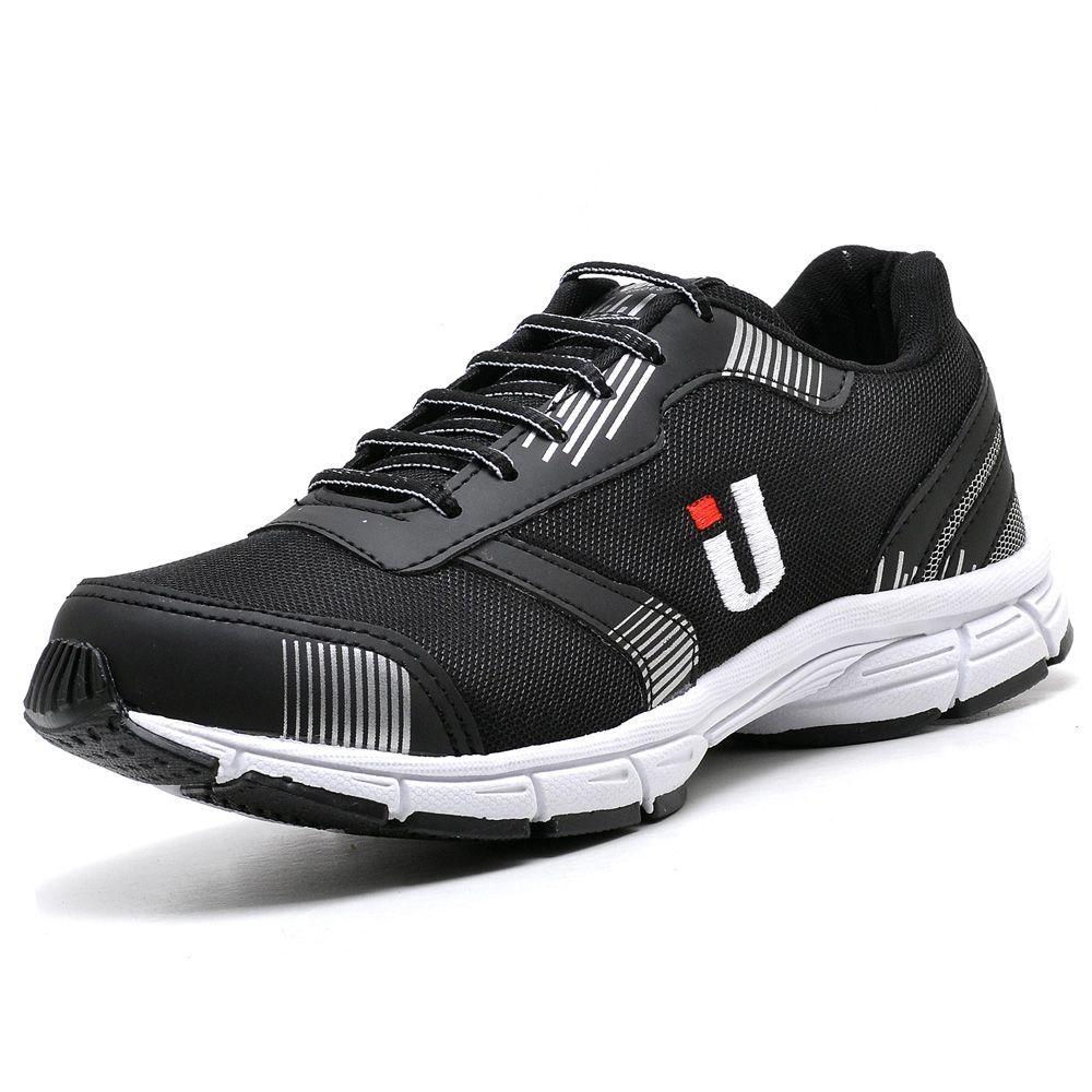 Tênis Masculino Esportivo Training Academia Caminhada Confortável Preto ...