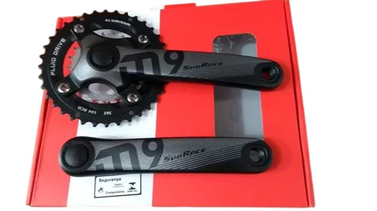 Pedivela Triplo M910 175mm 40/30/22d Sunrace | OVERBIKE