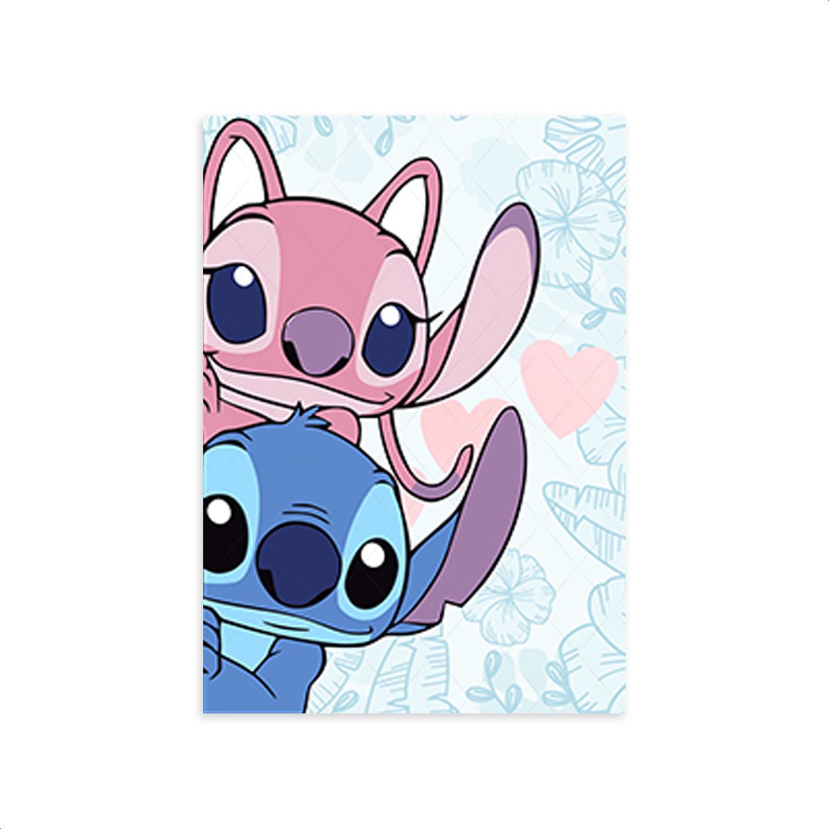 Capa Painel Retangular Sublimado Tema lilo stitch 4110 | Painel Festivo