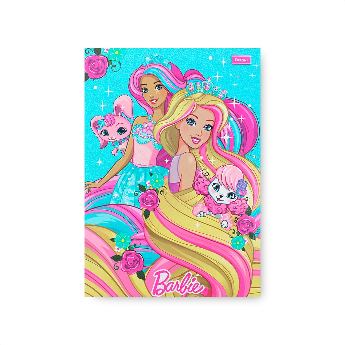 Capa Painel Retangular Sublimado Tema Barbie 599 | Painel Festivo