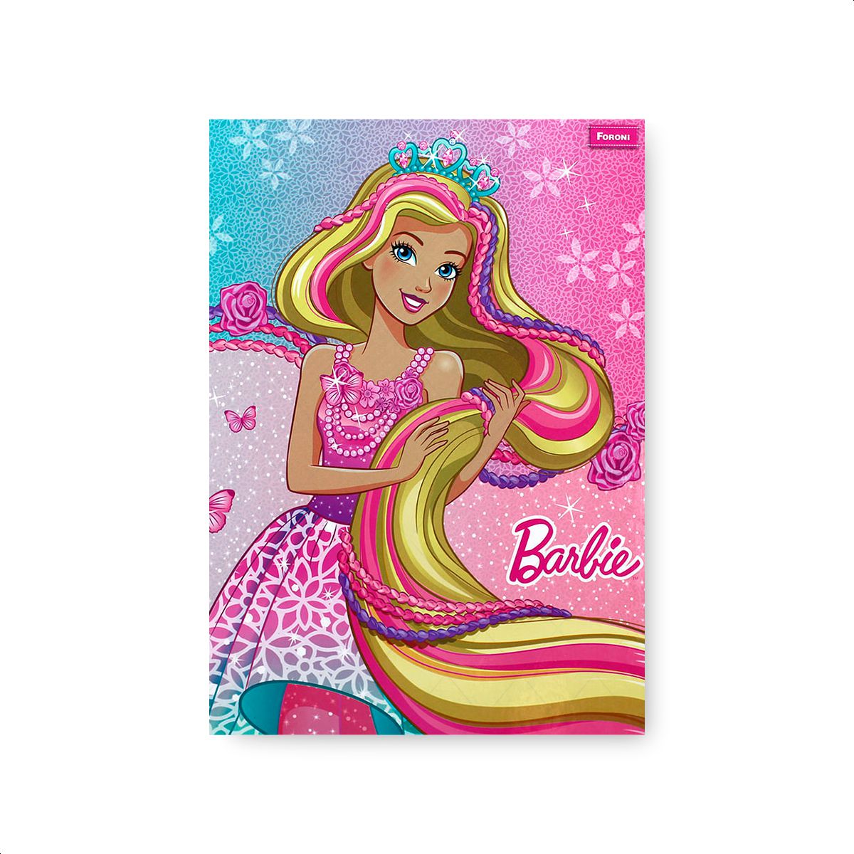 Capa Painel Retangular Sublimado Tema Barbie 602 | Painel Festivo