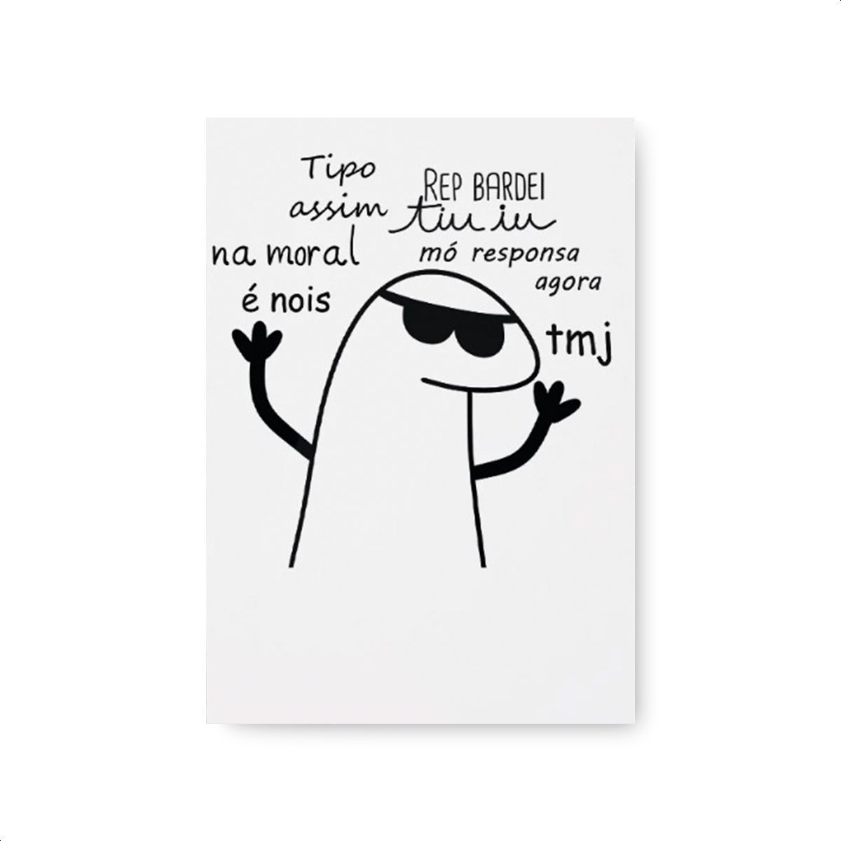 Capa Painel Retangular Sublimado Tema Flork / Desenho com Frases 151 ...