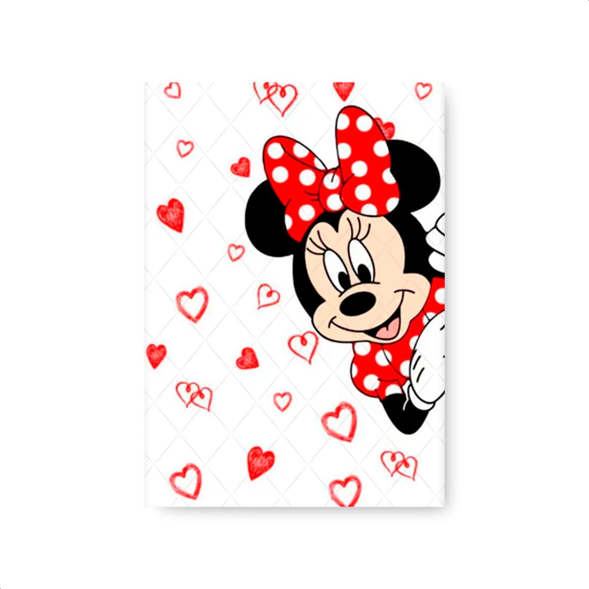 Capa Painel Retangular Sublimado Tema Minnie 675 | Painel Festivo