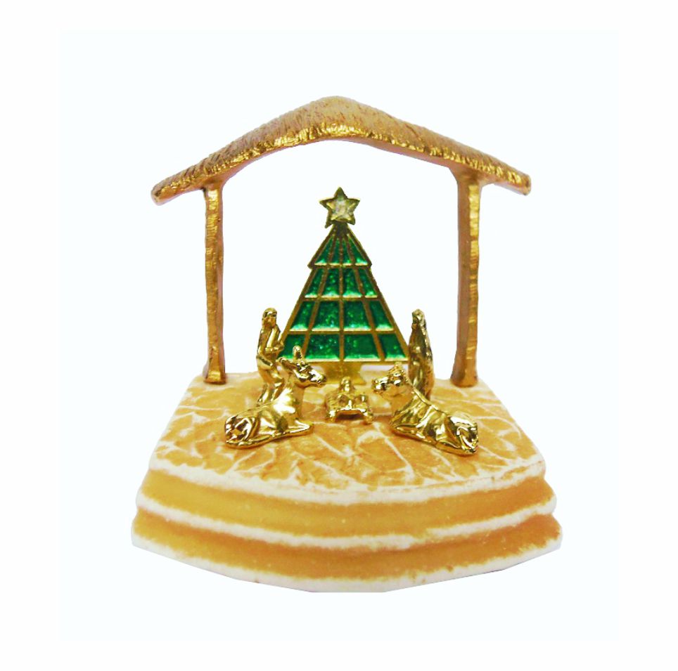 Mini Presépio Cabana Base Resina | Paludo Artigos Católicos