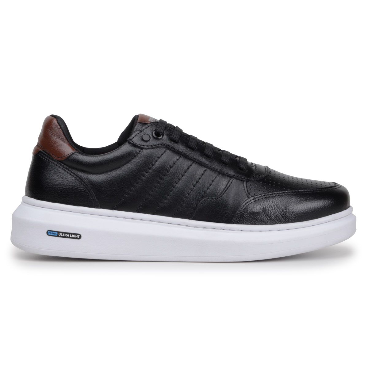 Sapatenis Moderno Detalhado Masculino Em Couro 100% Legitimo Leve ...