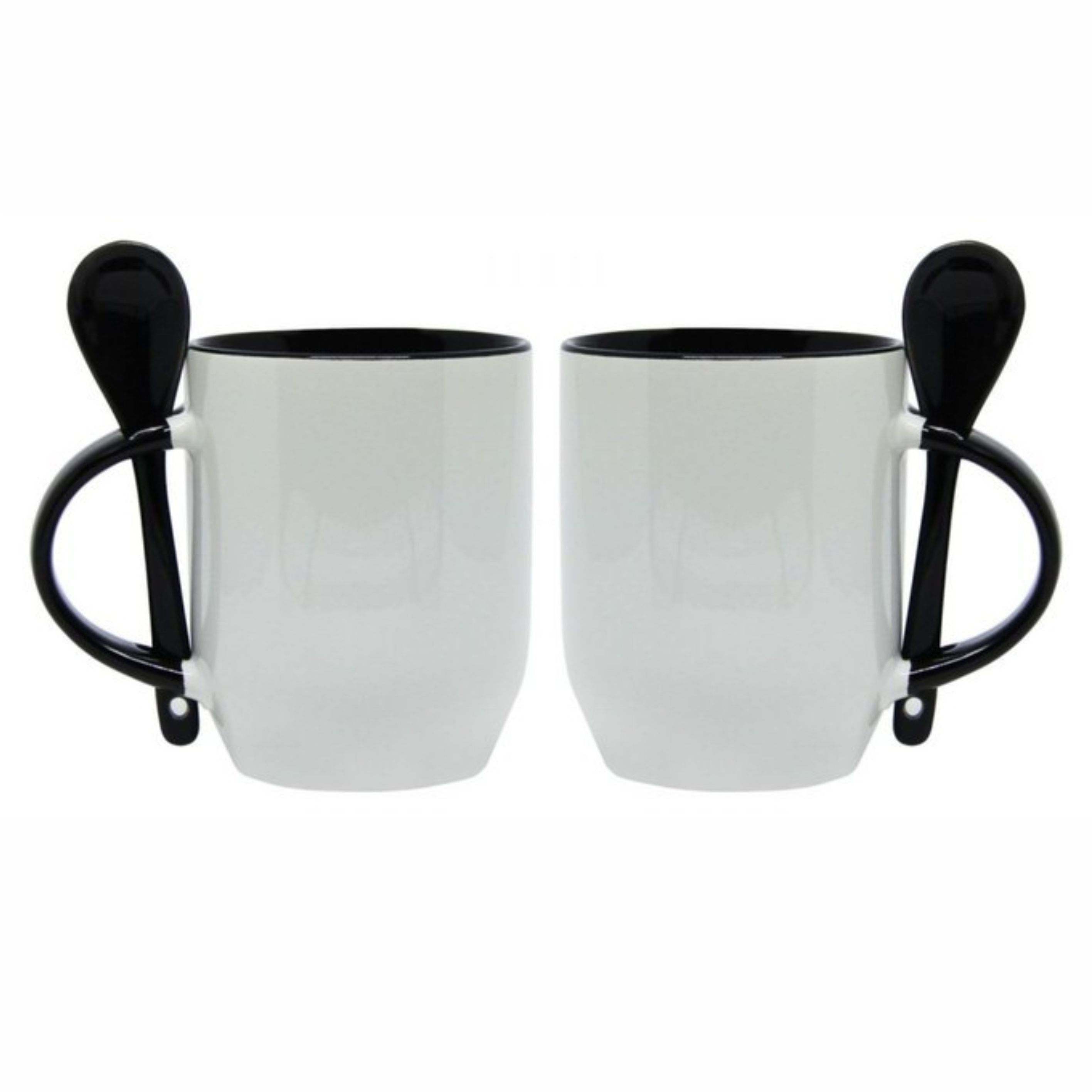 Caneca de Cerâmica com colher 325ml | Personalizar Toledo