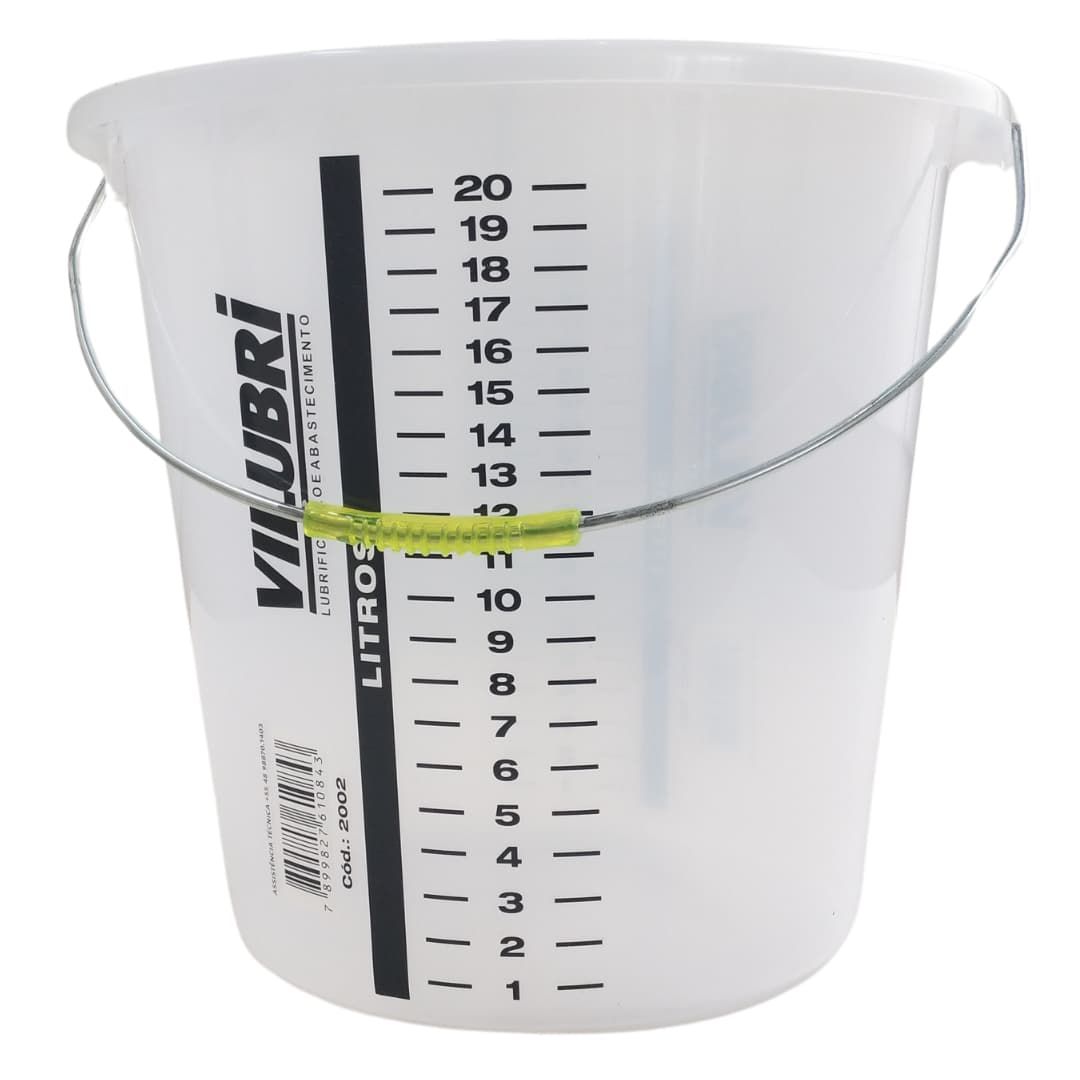 BALDE GRADUADO DE POLIETILENO 20L | Loja Petrano