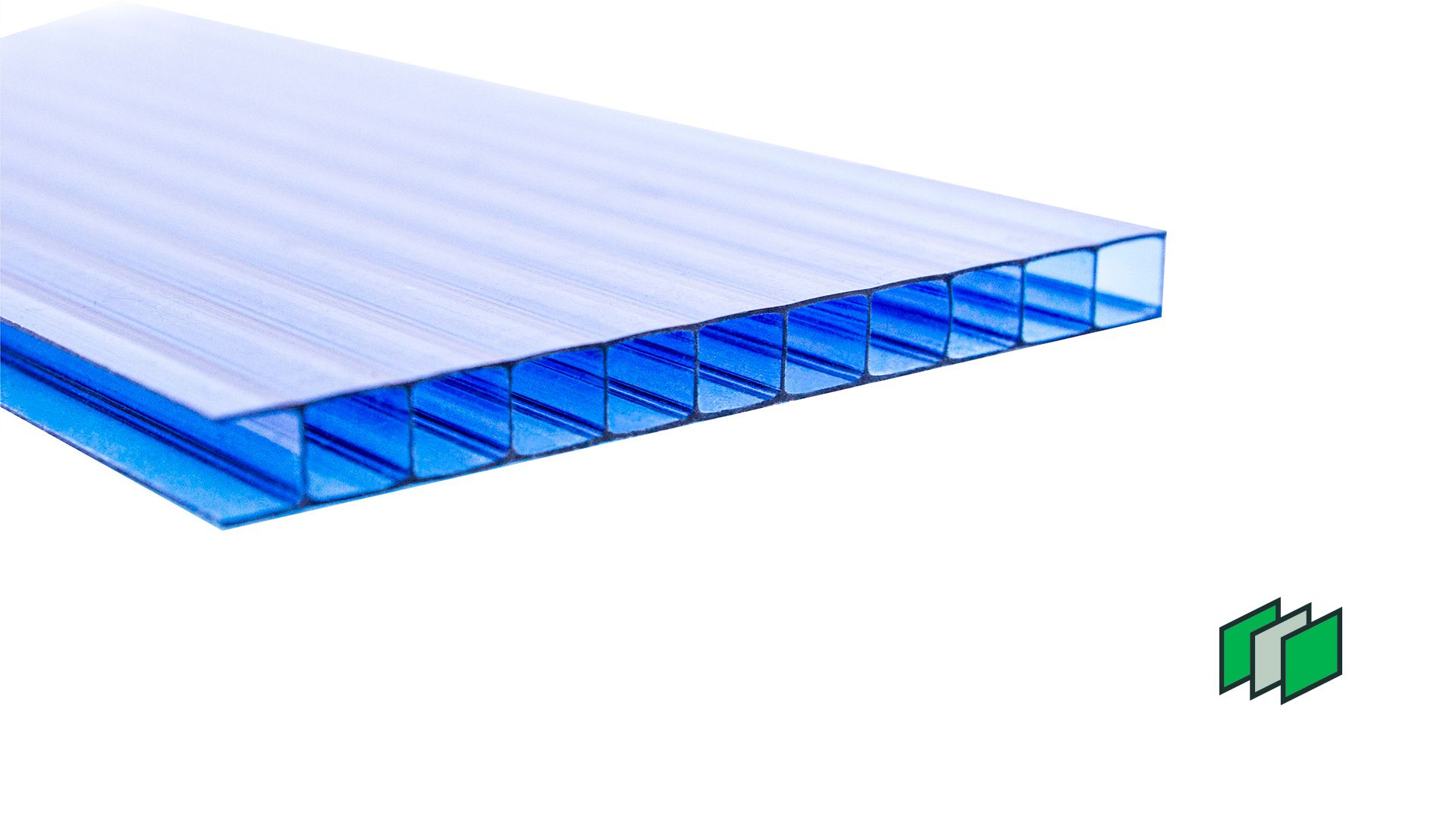 Policarbonato Alveolar Azul 1,05x6,00 6mm | POLY SHEET POLICARBONATO