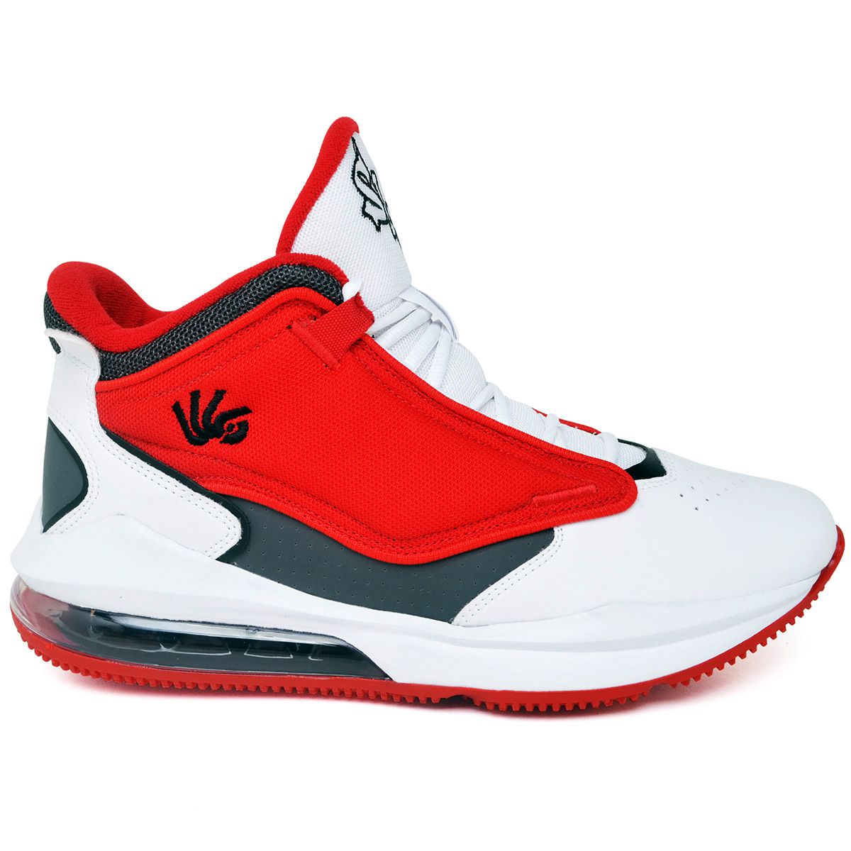 Tênis Six Street Ankaa - Branco+Vermelho | Ponto A Shoes