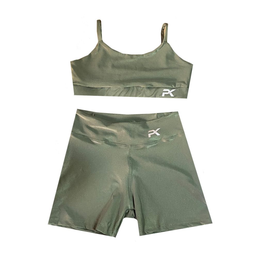 Conjunto Basic Oliva fio Brilho | Power Keep