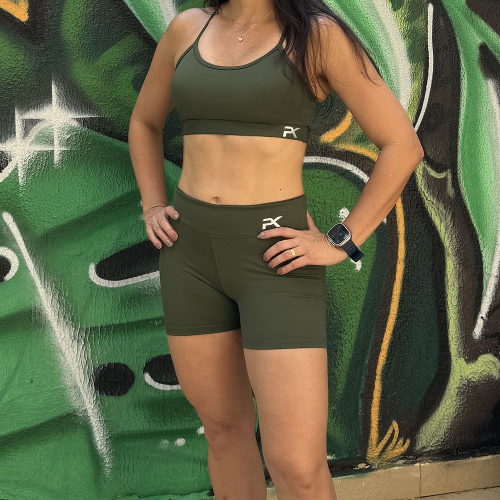 Conjunto Basic verde Militar | Power Keep