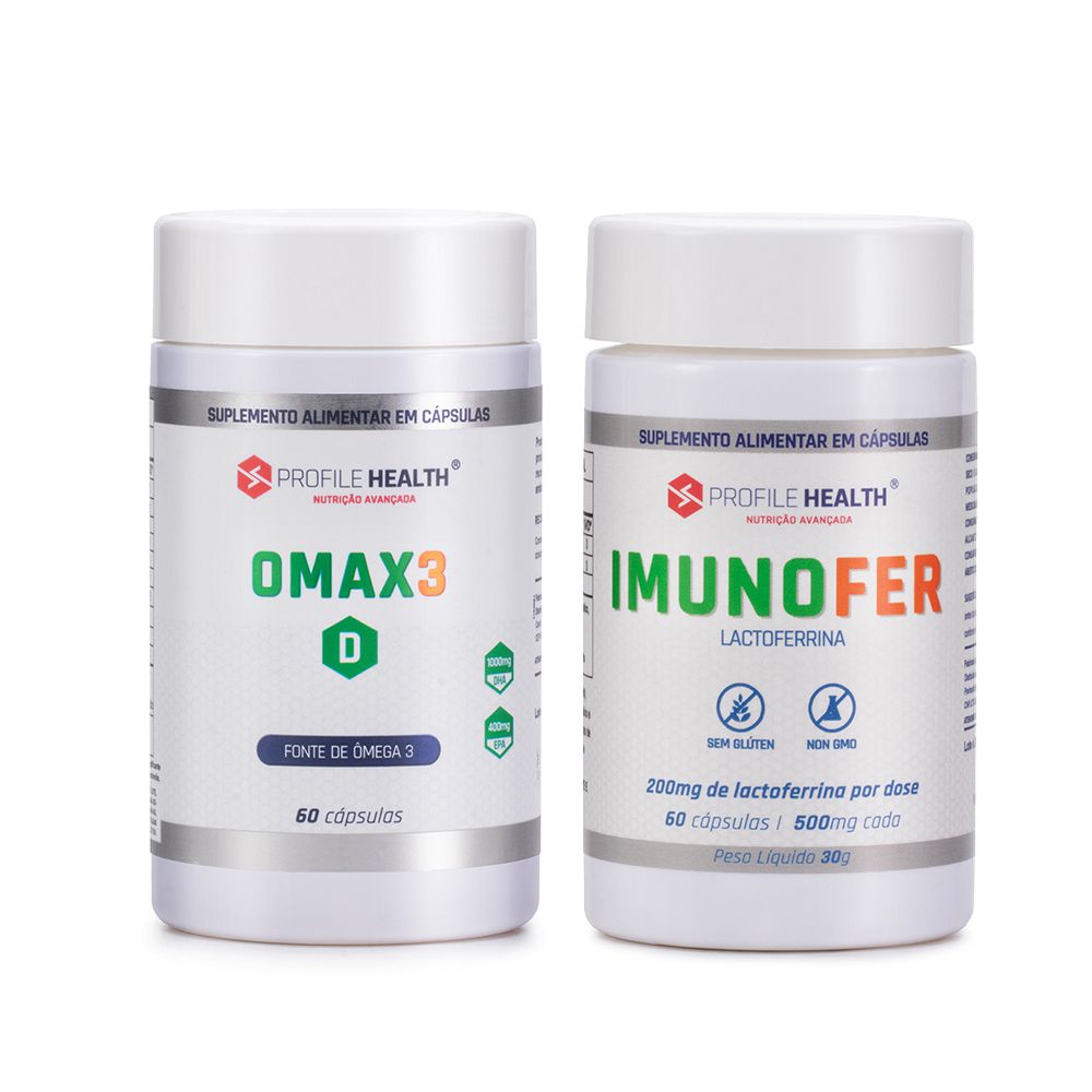 Kit Imunofer + Omax3 D | PROFILE HEALTH