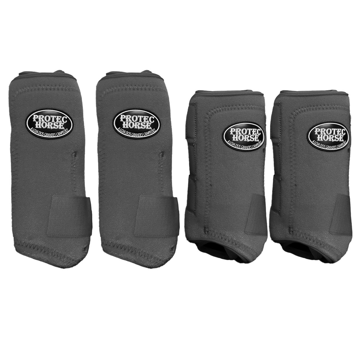 KIT COMPLETO BOLETEIRA PROTEC HORSE - CINZA | PROTEC HORSE - A LOJA DOS ...