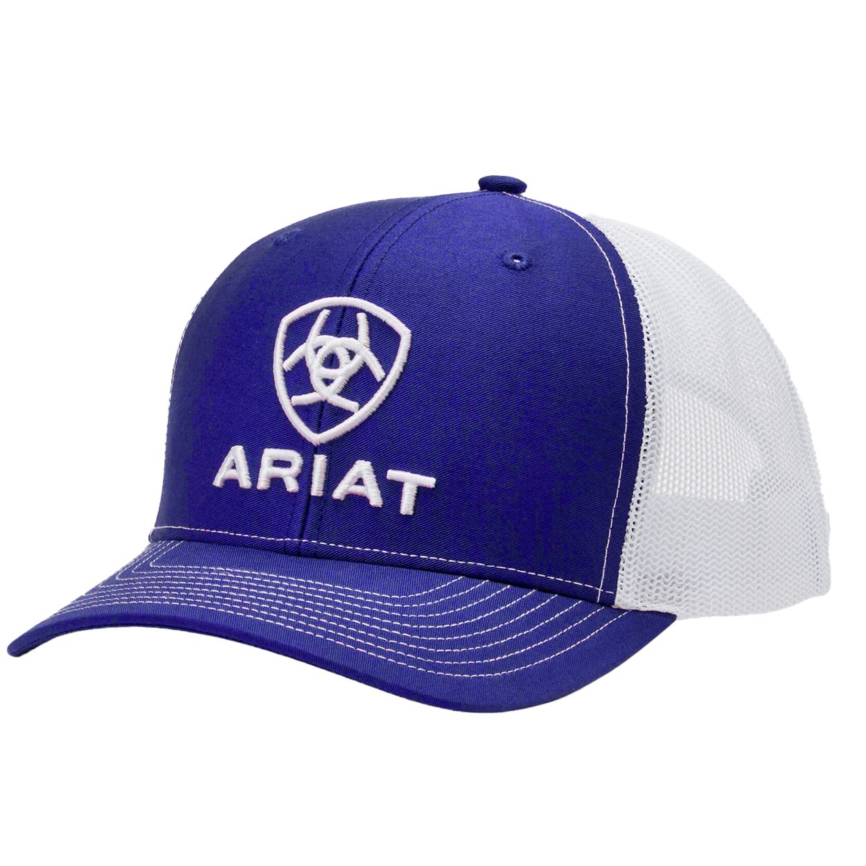 BONE ARIAT - AZUL ROYAL/BRANCO | PROTEC HORSE - A LOJA DOS GRANDES CAMPEÕES