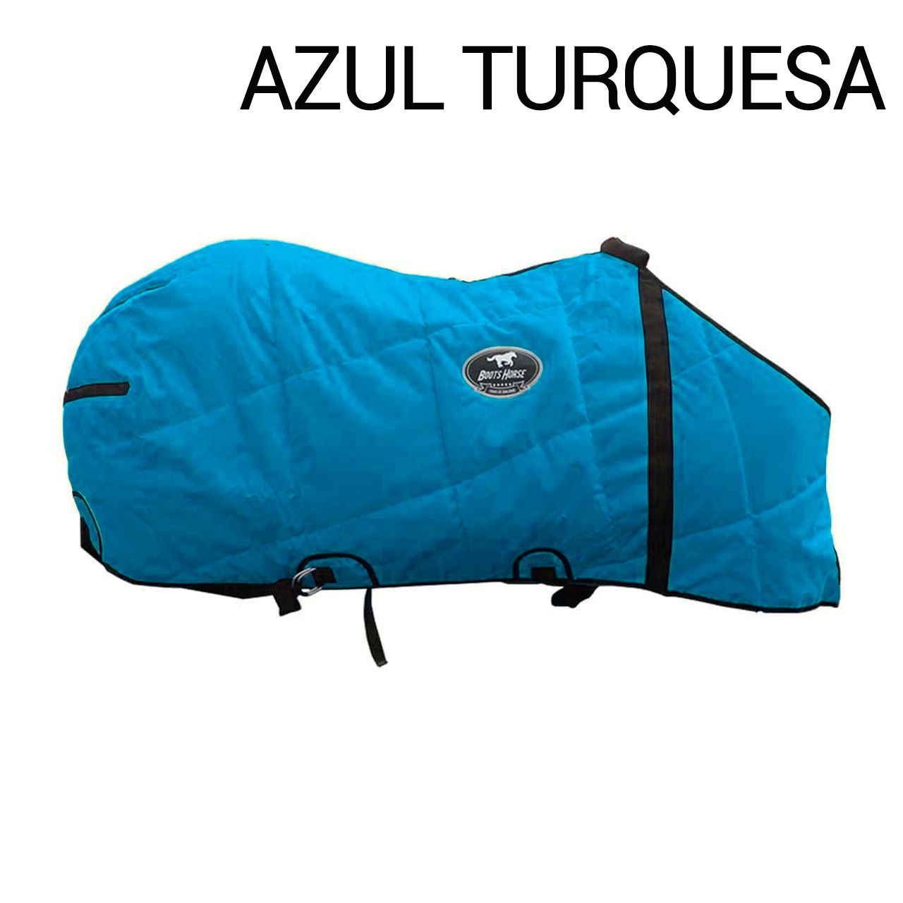 Capa de Frio Boots Horse Forrada Simples - Azul Turquesa | PROTEC HORSE ...