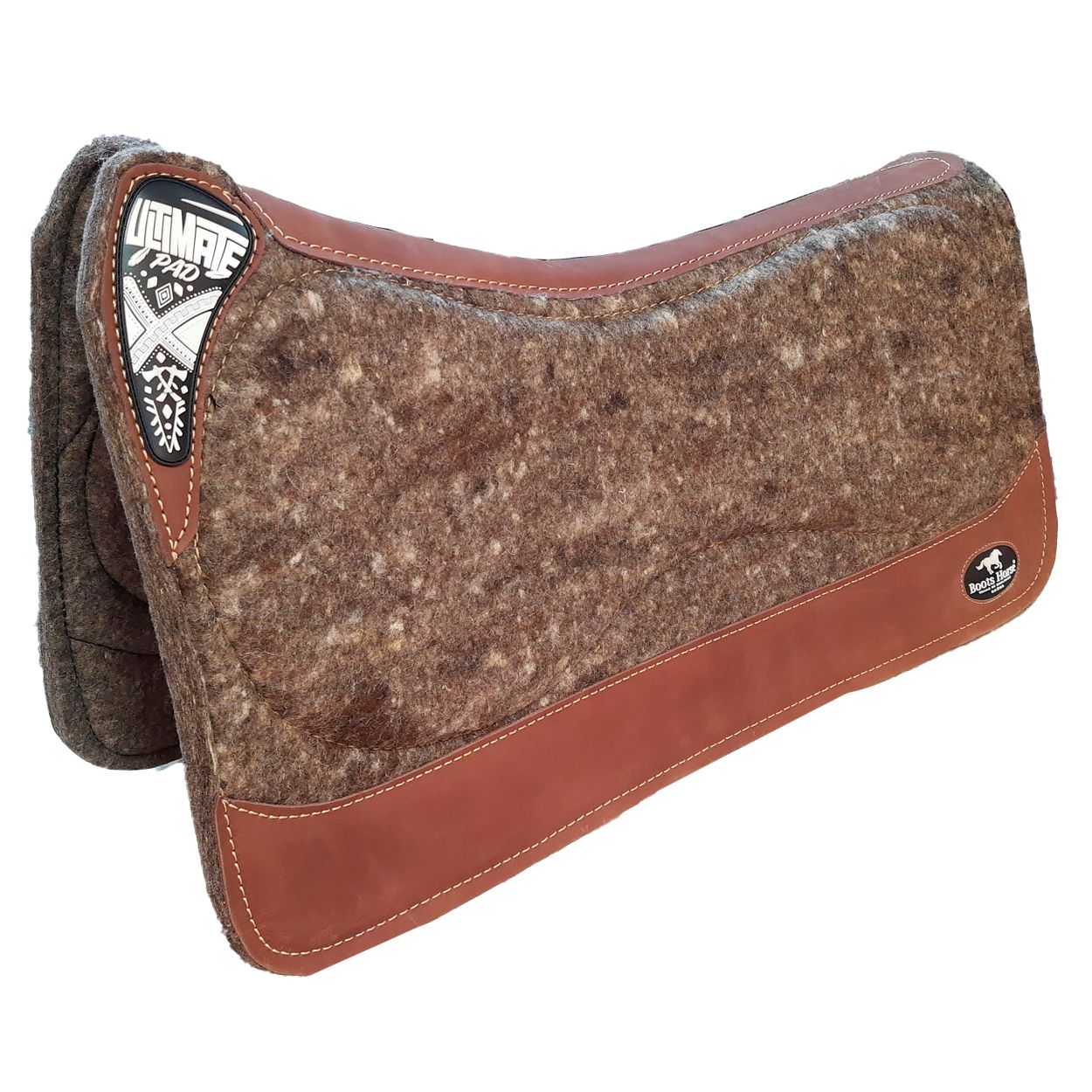 Manta Tomahawk Ultimate Pad Boots Horse - Cinza/Marrom | Feltro de Lã ...