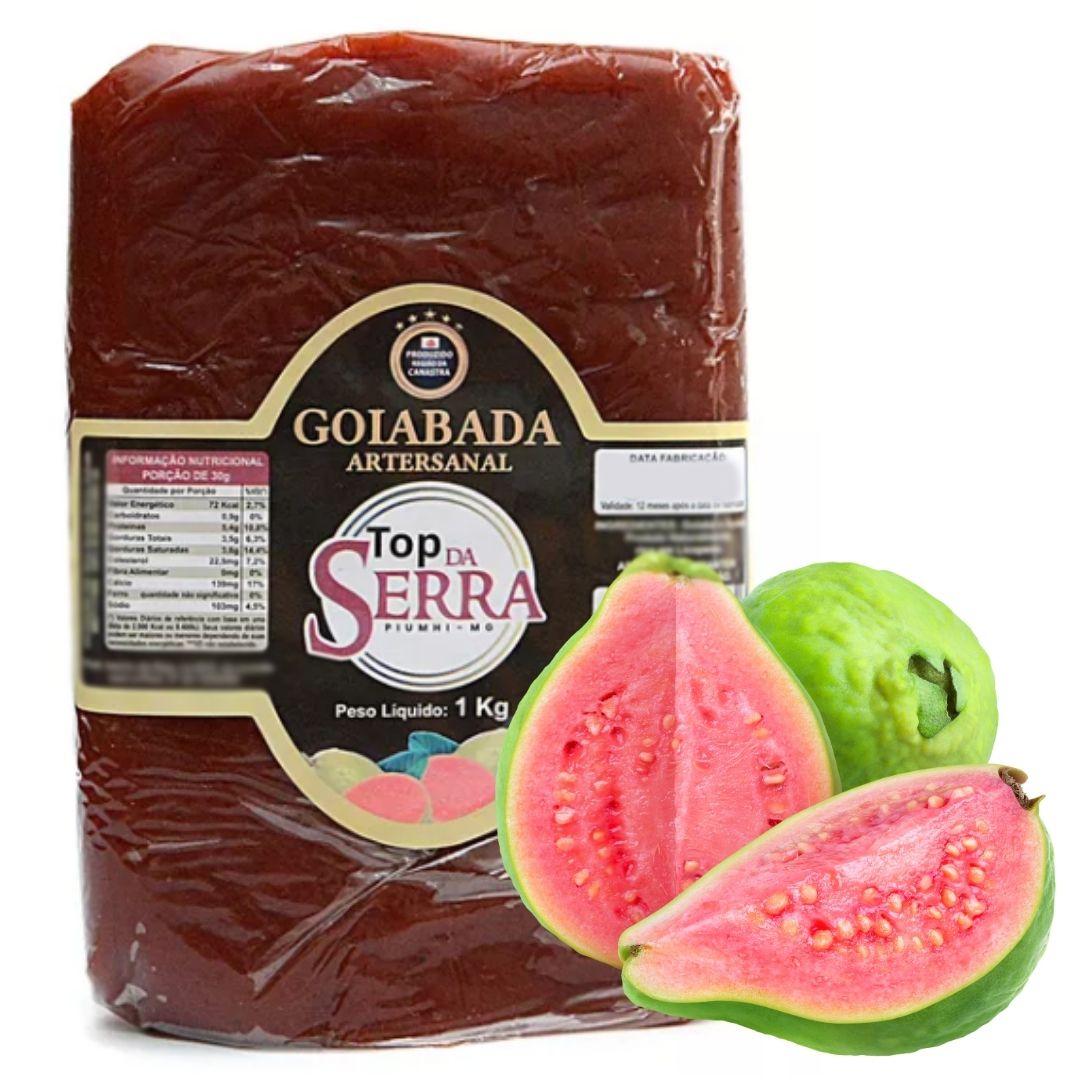 GOIABADA CASEIRA 1 QUILO | Vim da Canastra