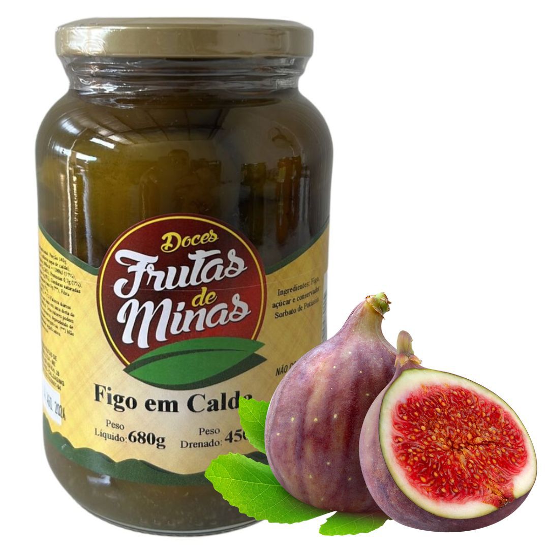 Doce de Figo em Calda 680 gramas Doce Mineiro | Vim da Canastra