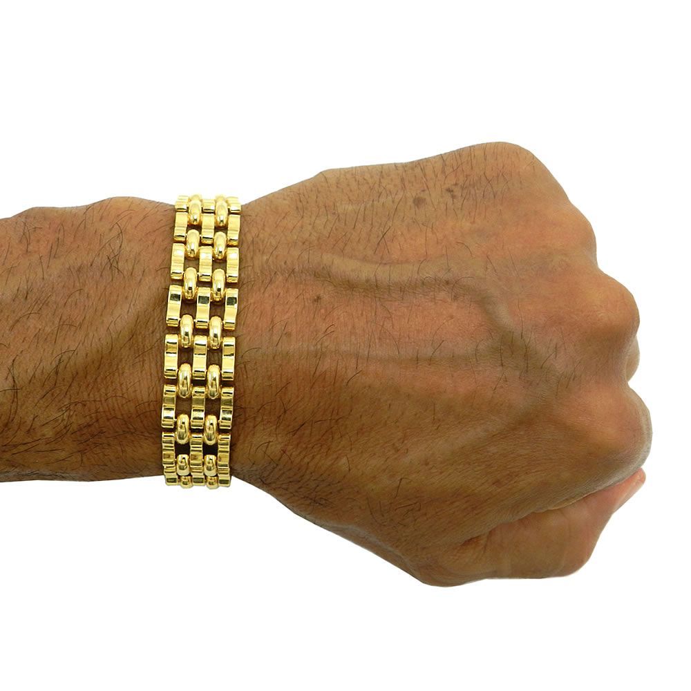 Pulseira Masculina de Ouro 18k 45.5g | RDJ Joias