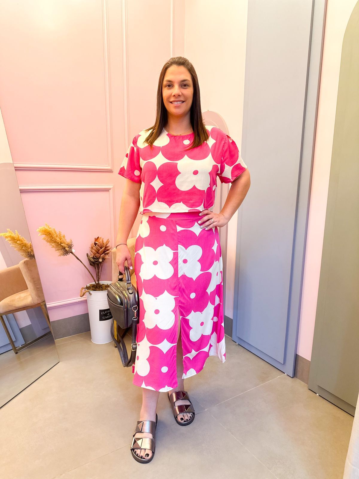 Conjunto Sofia Pink | Rebeca Azevedo