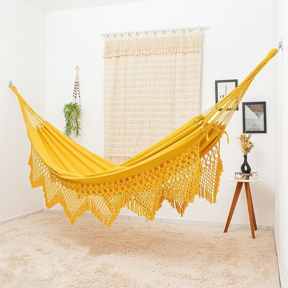 Rede de Dormir Clone Amarela - Conforto e Sofisticação para Seu ...