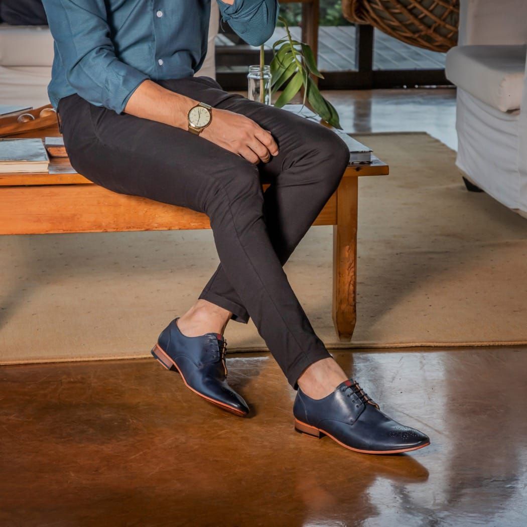 Sapato Social Derby Milano Marinho | Bernotte