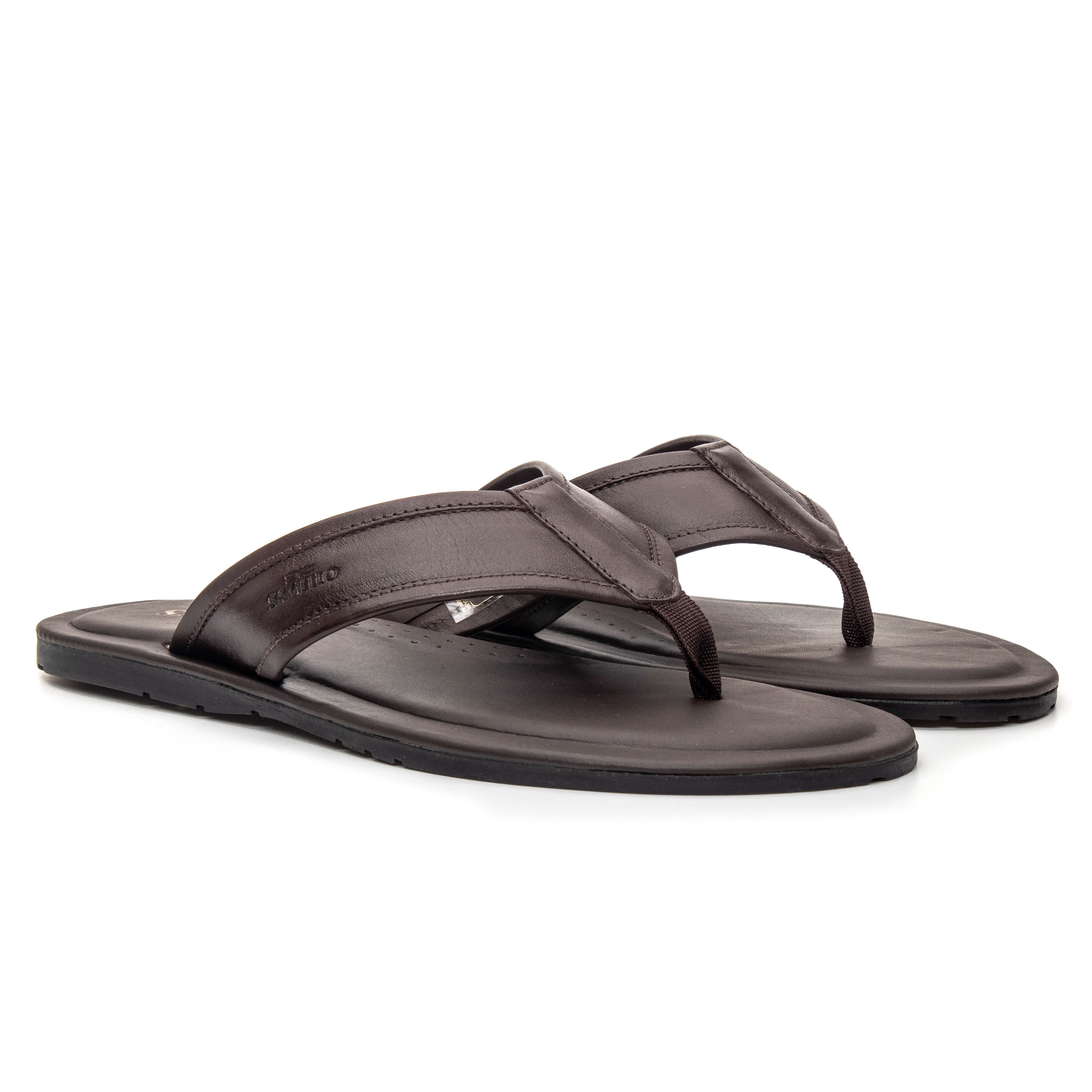 Sandália Masculina Vollare Absolut Café Samello | SAMELLO