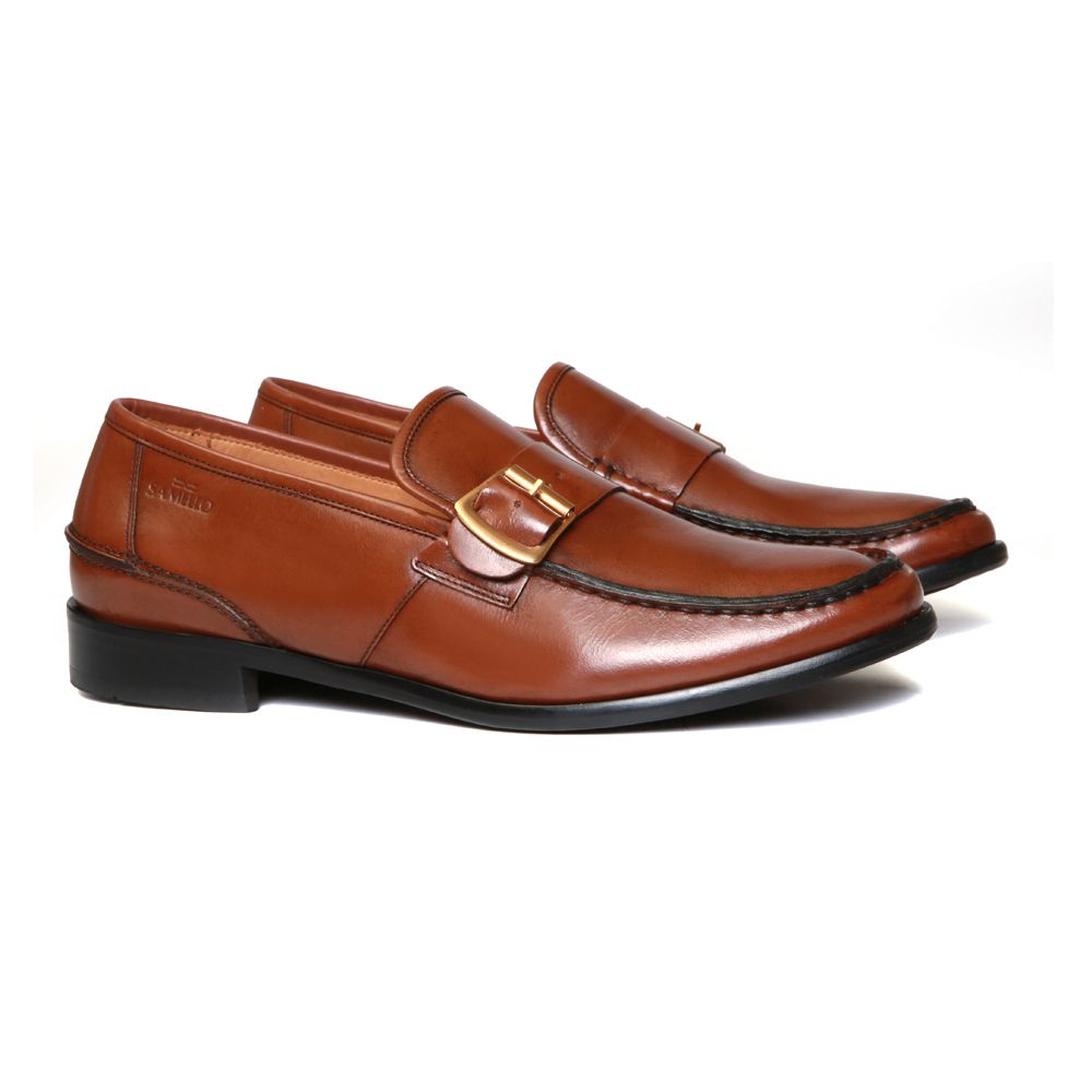 Mocassim Masculino Mendonza Naturalle Whisky Samello | SAMELLO