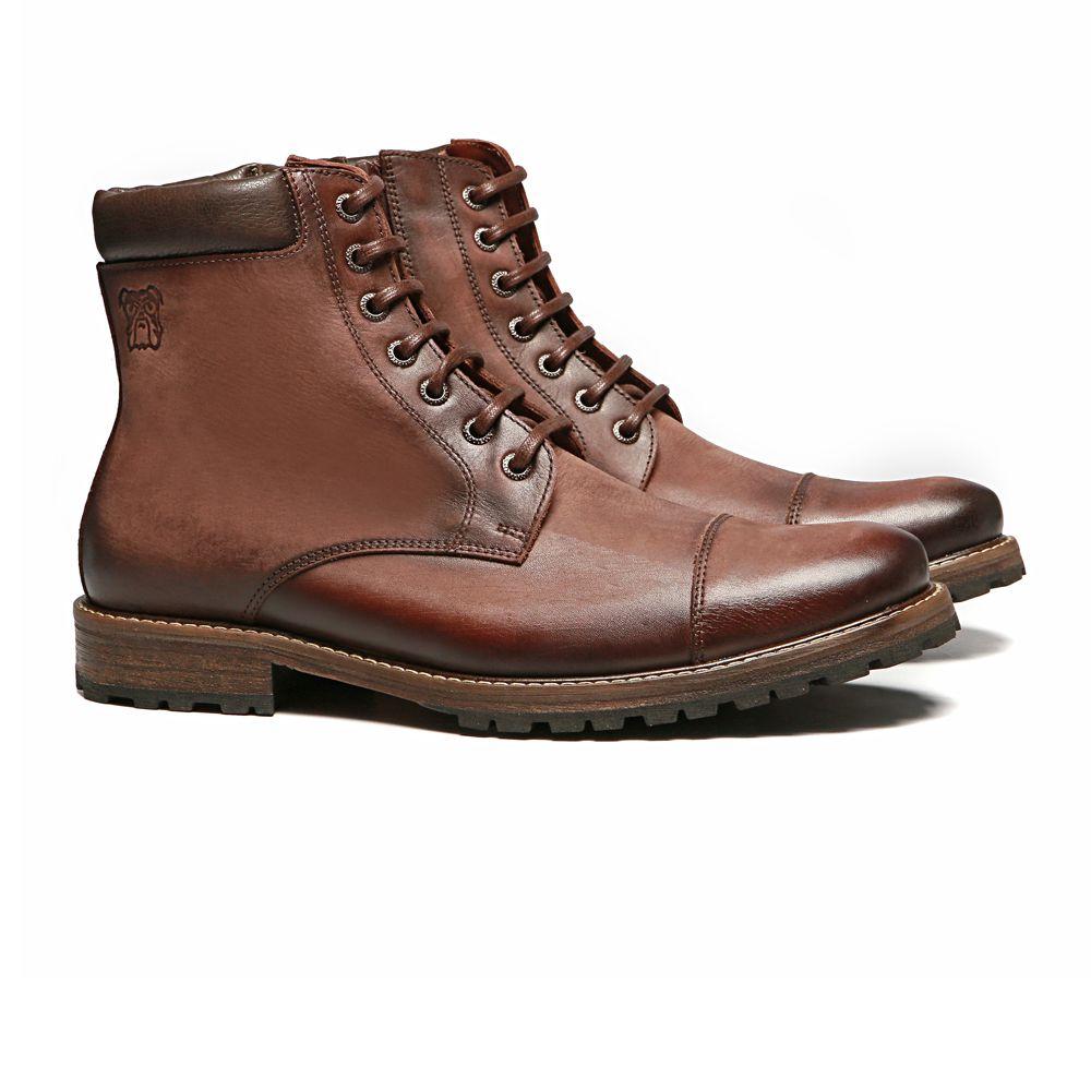 Bota Casual Absolut Masculino Laurel Castanho Samello Copia | SAMELLO
