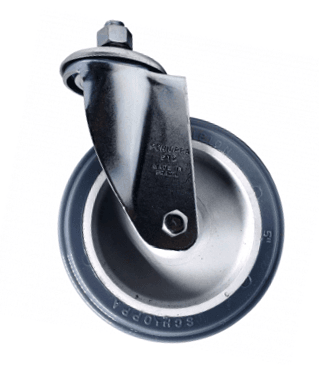 RODÍZIO CINZA GIRATÓRIO COM ROSCA GLE 512 BP SCHIOPPA | Santec