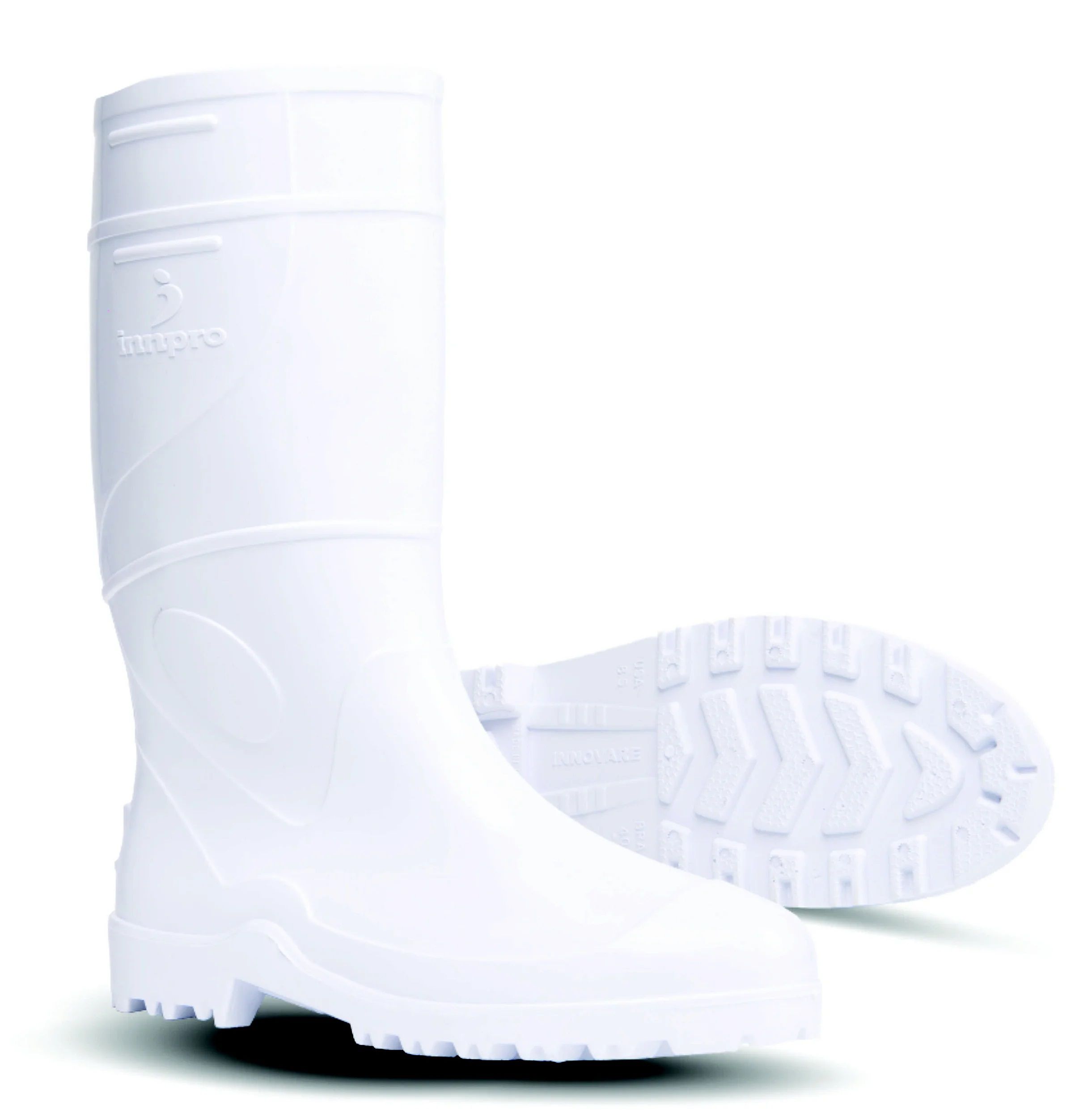 Bota Pvc Branca com Forro Cano Longo Innpro | Santec