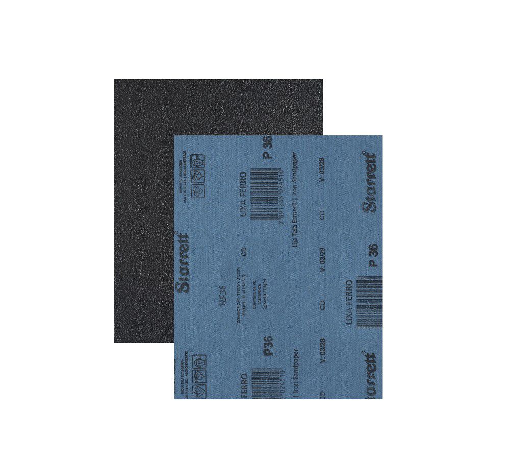 Folha de Lixa Ferro Metal Starrett | Santec