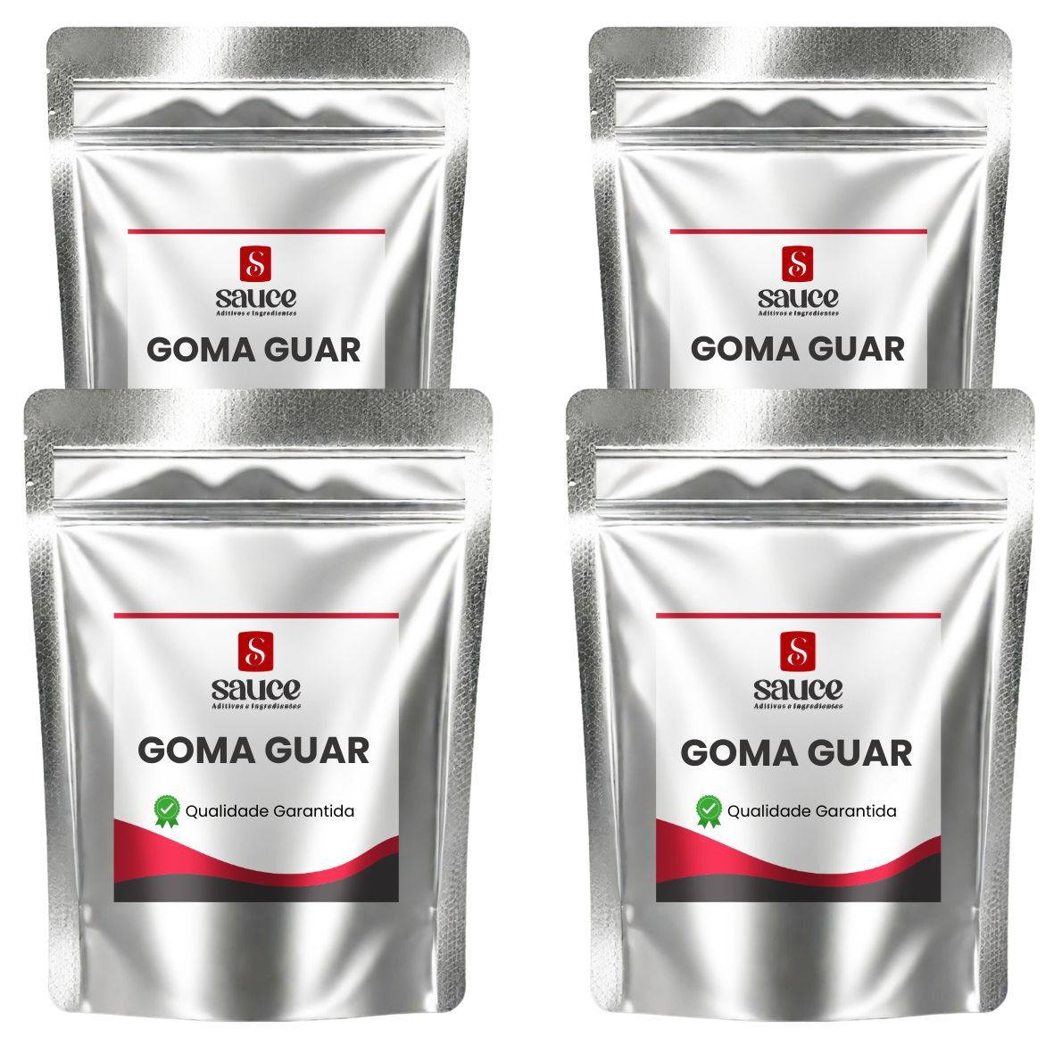 Kit Goma Guar (100% Pura) Alimentícia - 4 pct - 1 Kg cada | SAUCE ...