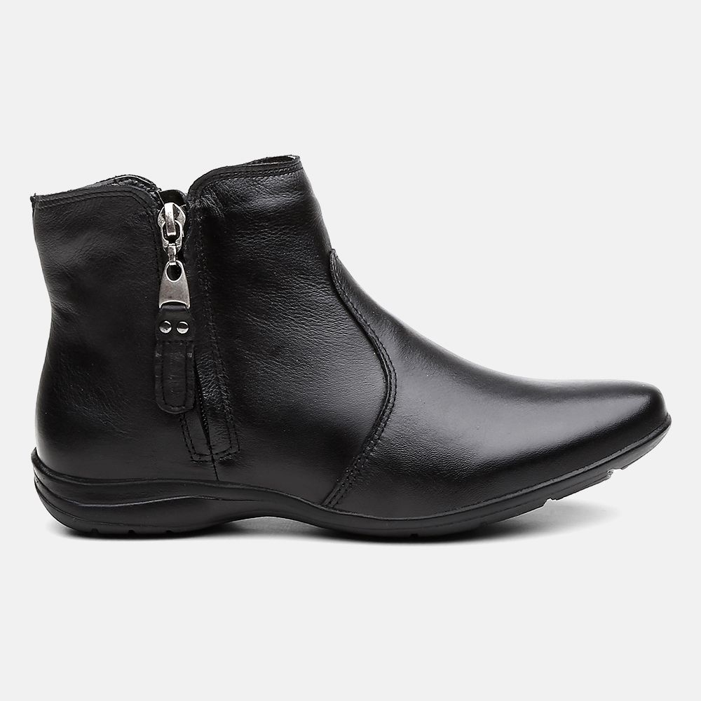 Bota Feminina Rasteira Conforto Preto Sb Shoes | SBSHOES