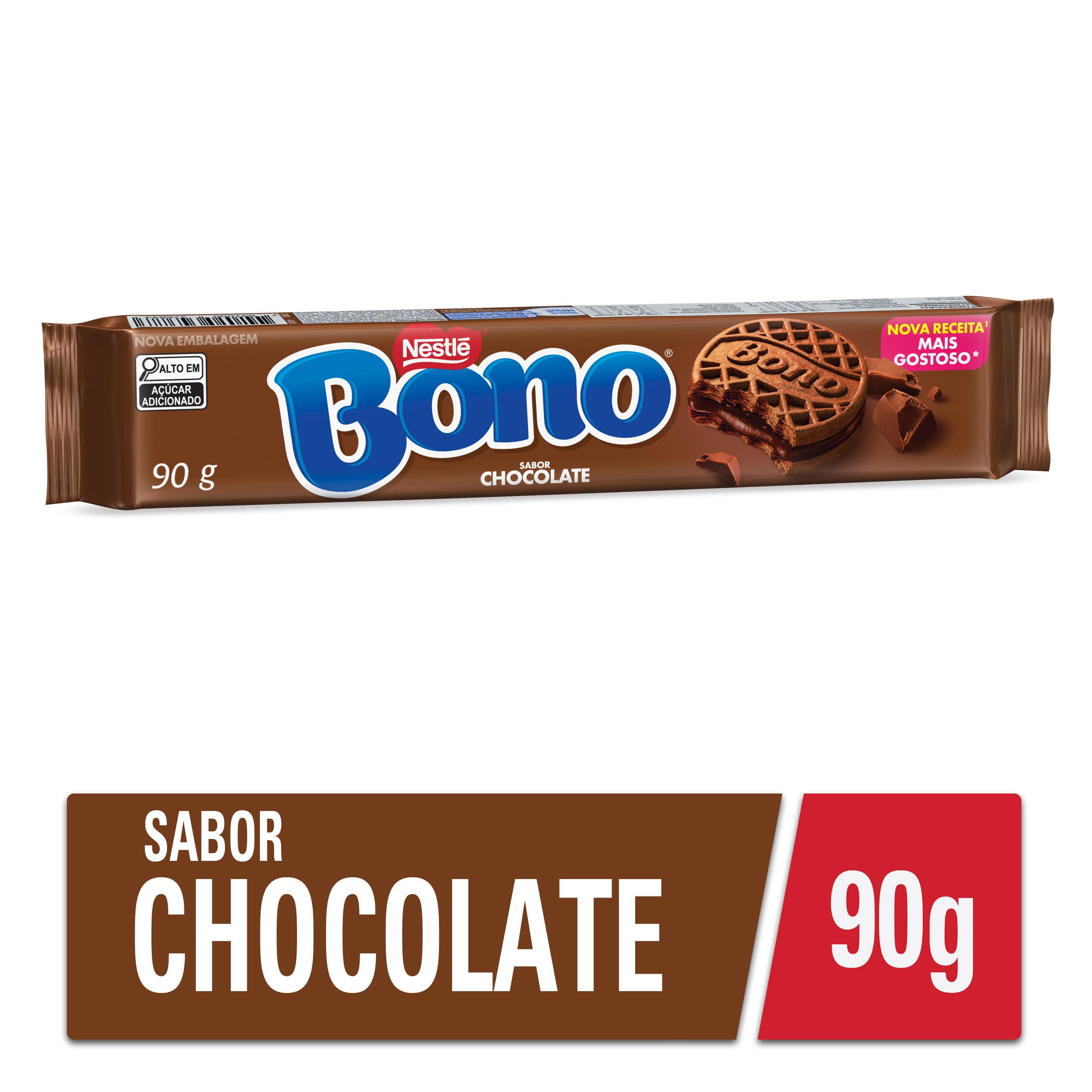 Biscoito Bono Recheado Chocolate 90g | Day 2 Day