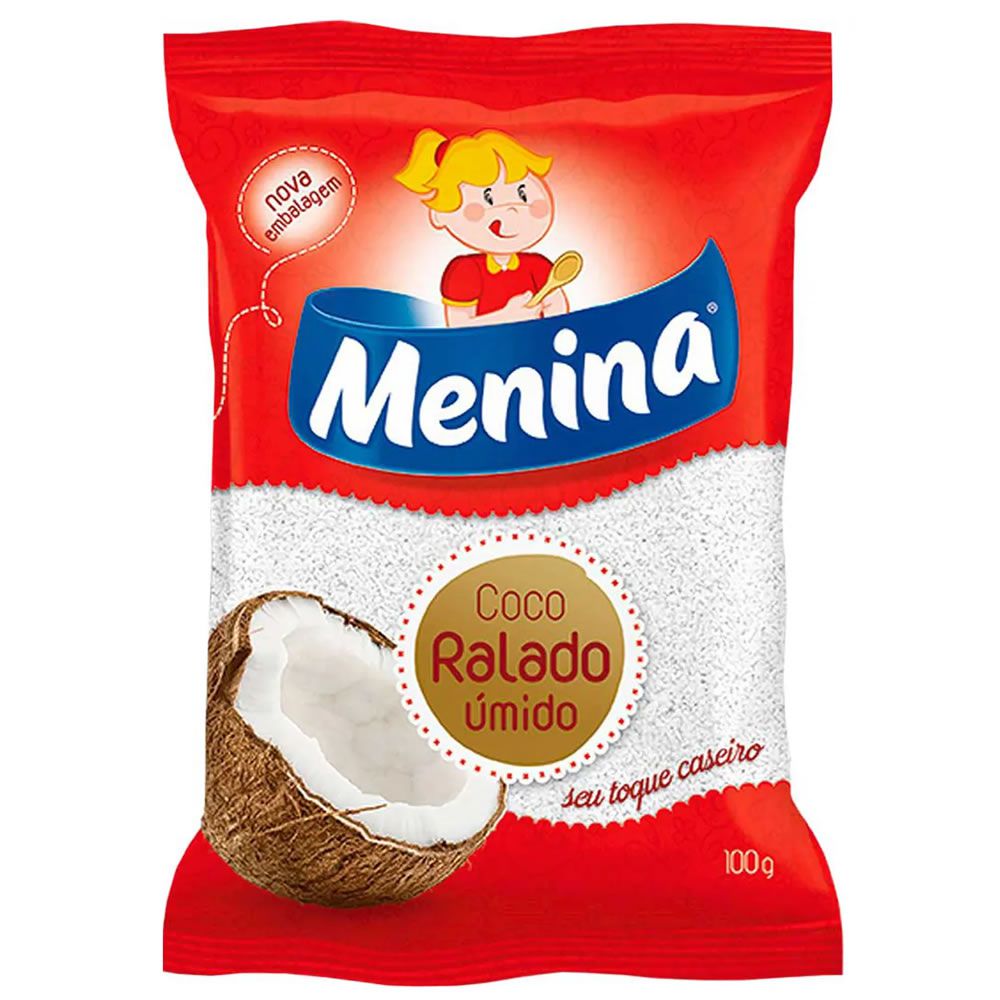 Coco Ralado Menina Úmido e Adoçado 100g | Day 2 Day
