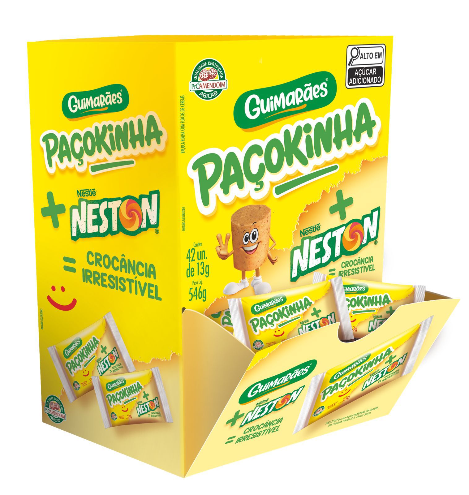 Paçokinha Rolha com Neston Display 546g C42un | Guimarães Alimentos
