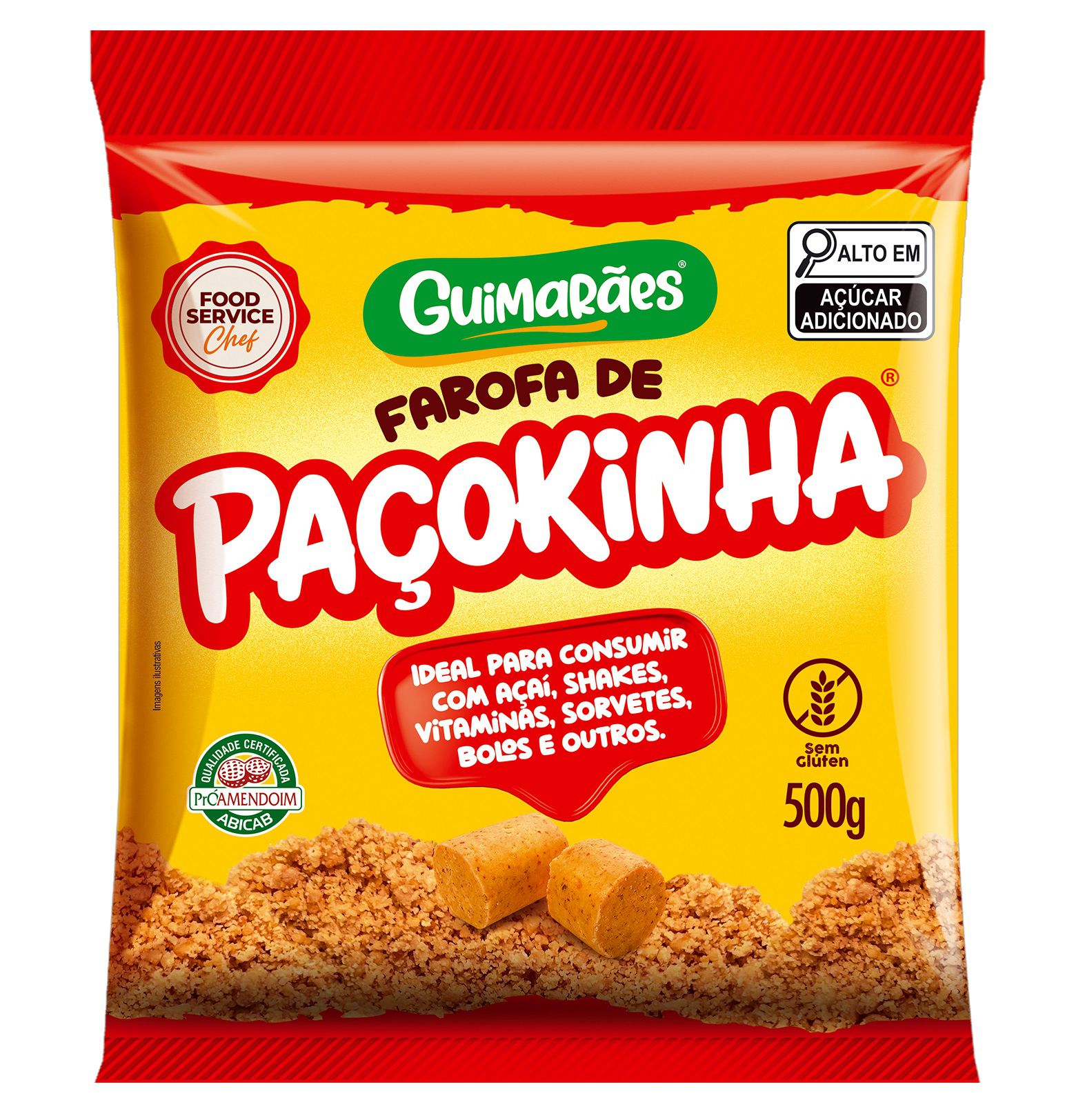 Farofa de Paçokinha 500g | Guimarães Alimentos