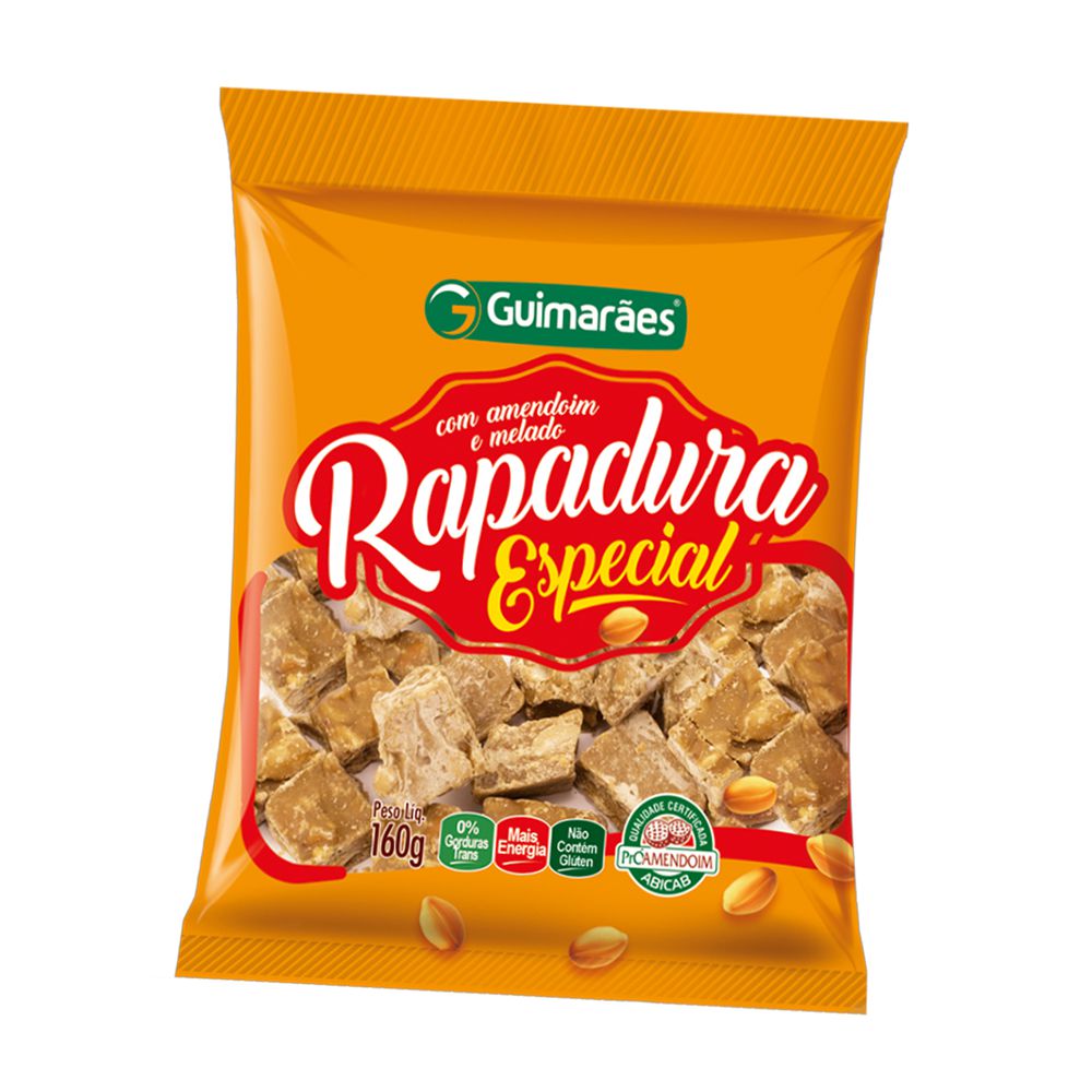 Rapadura Especial Pedaços 160g | Guimarães Alimentos