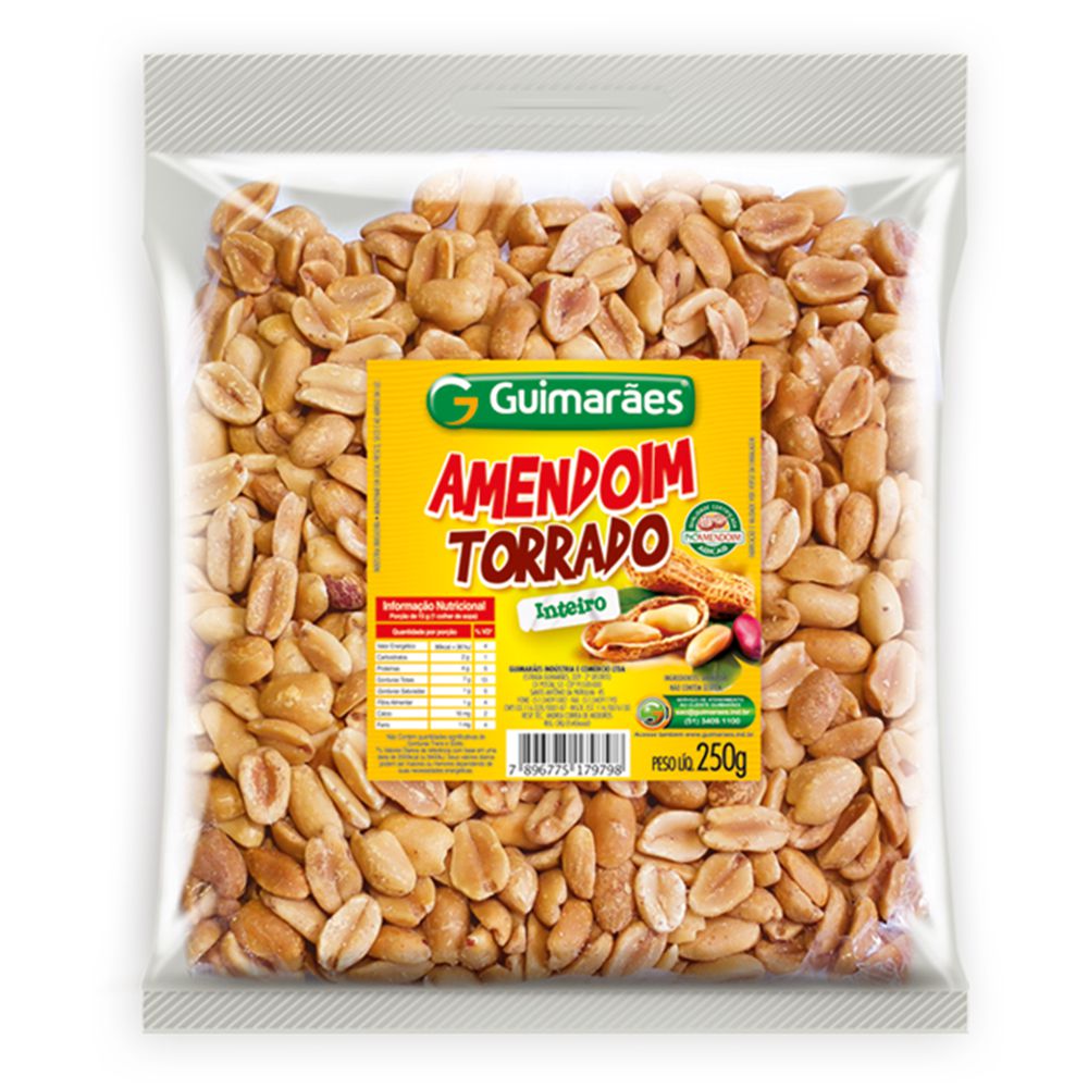 Amendoim Torrado 250g | Guimarães Alimentos