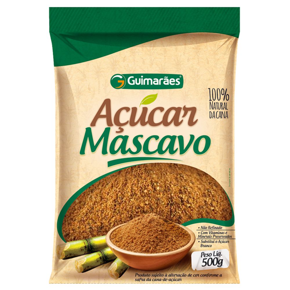 Açúcar Mascavo 500g | Guimarães Alimentos
