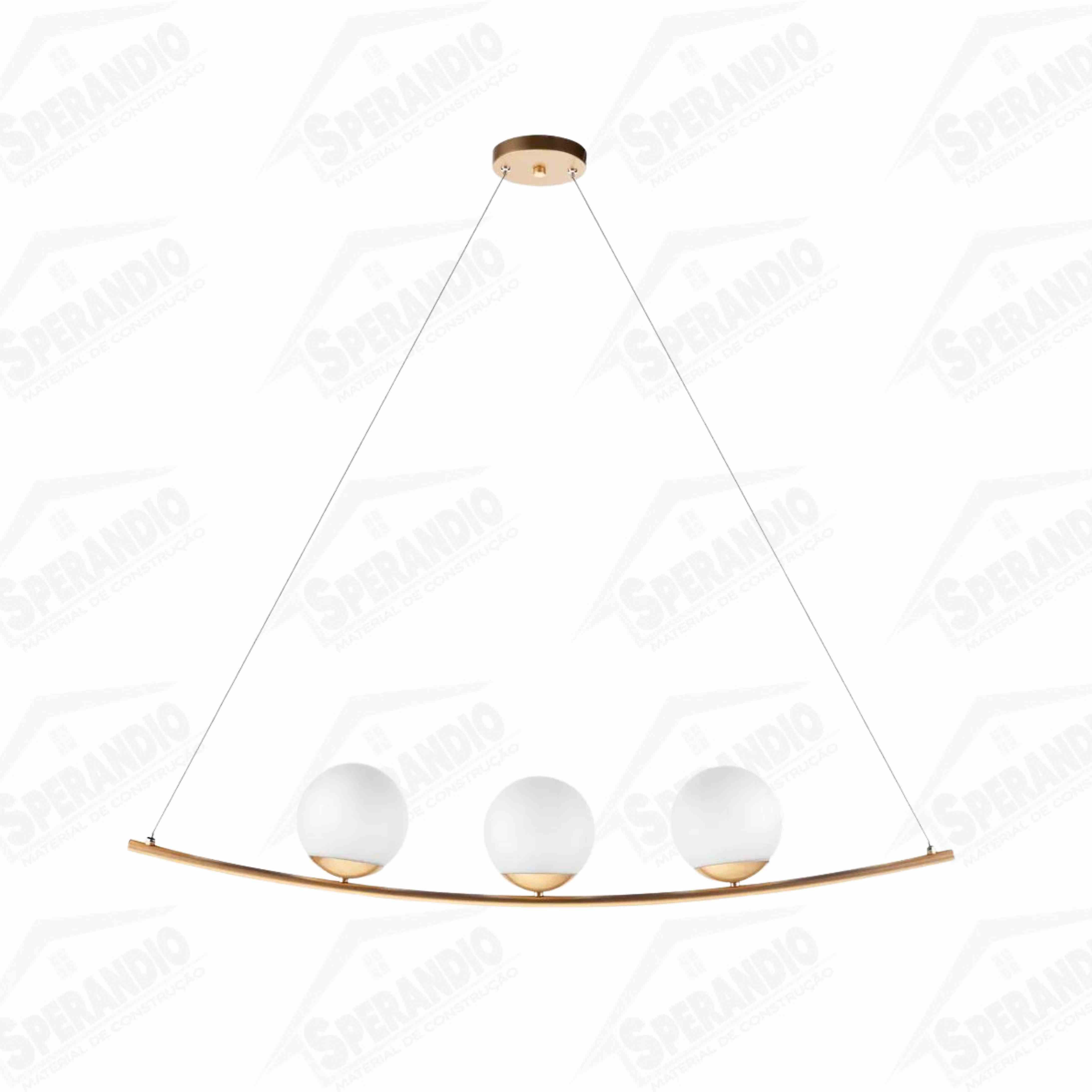 PENDENTE ARCO DREAMS BOLA GOLD - BRONZEARTE | Sperandio