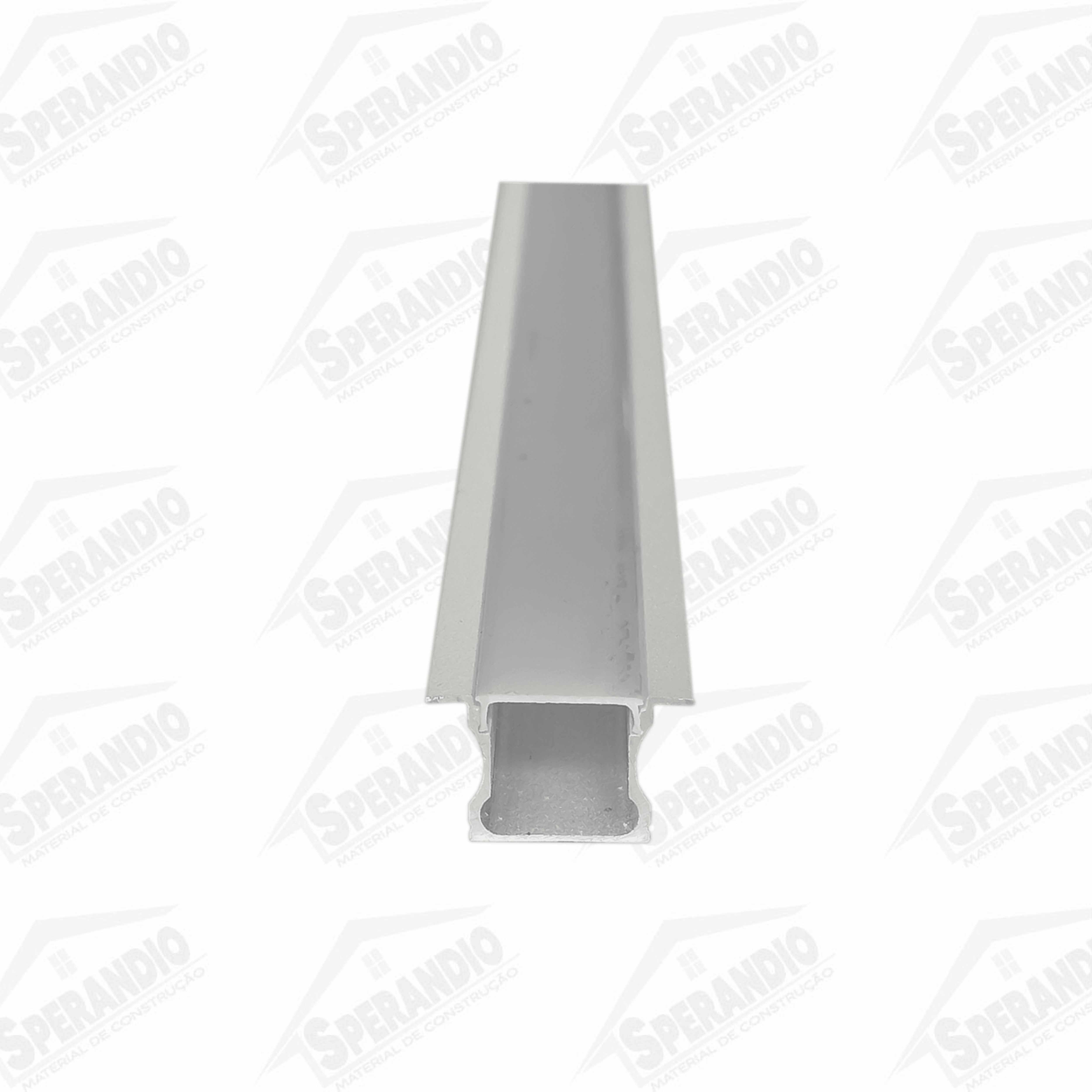 PERFIL DE ALUMINIO P/FITA LED 14X24MM EMBUTIR BRANCO 2MT - K | Sperandio
