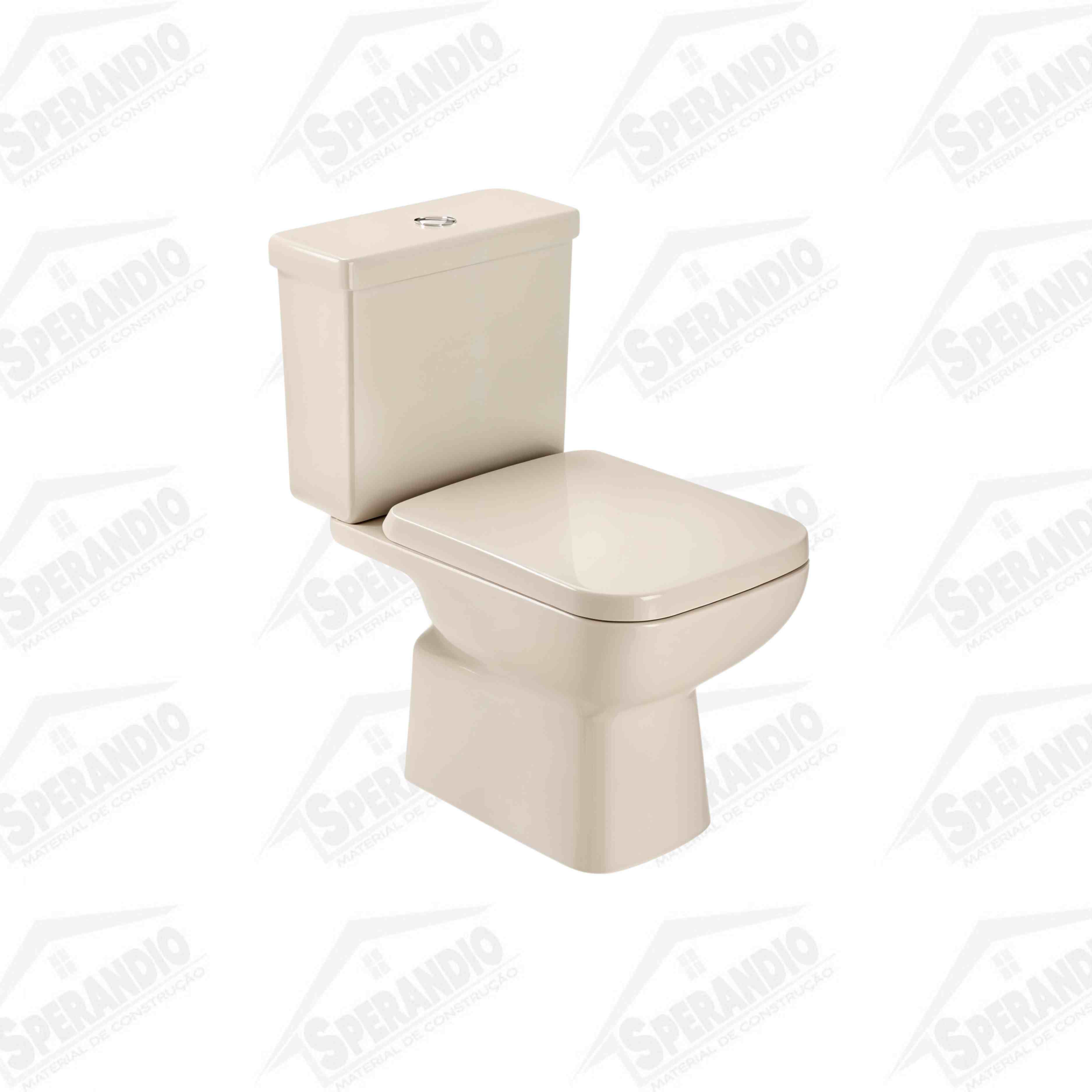 KIT COMPLETO ICASA VASO ACOPLADO MISTI PALHA MATTE - ICASA | Sperandio