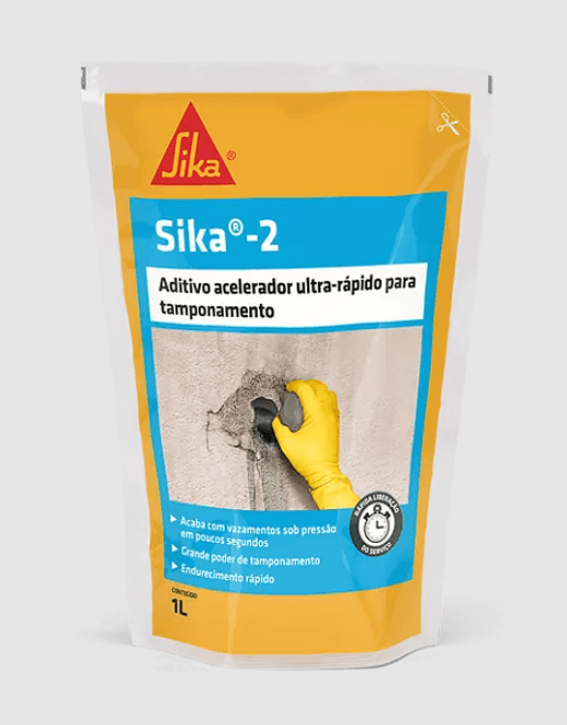 Aditivo de Pega Ultra Rápida 1L Sika 2 - Acelere Secagem e ...